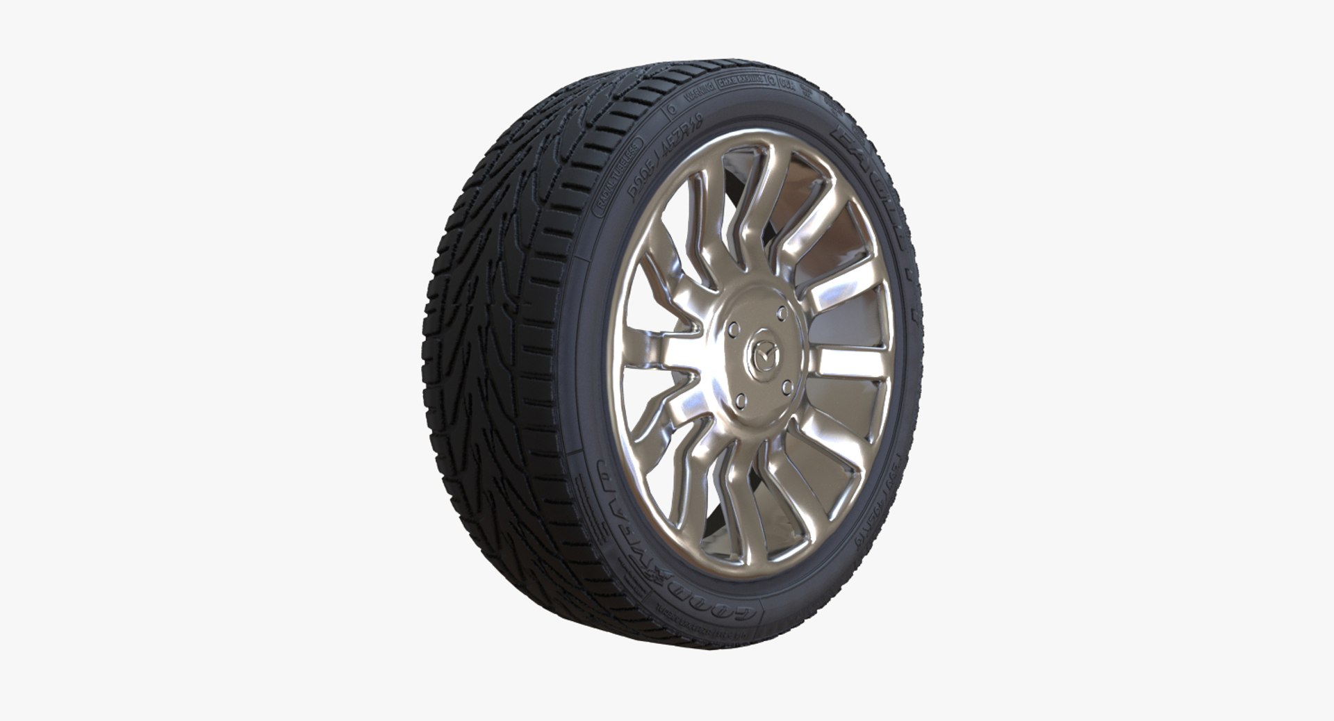 3D Car Wheel Model - TurboSquid 1312672