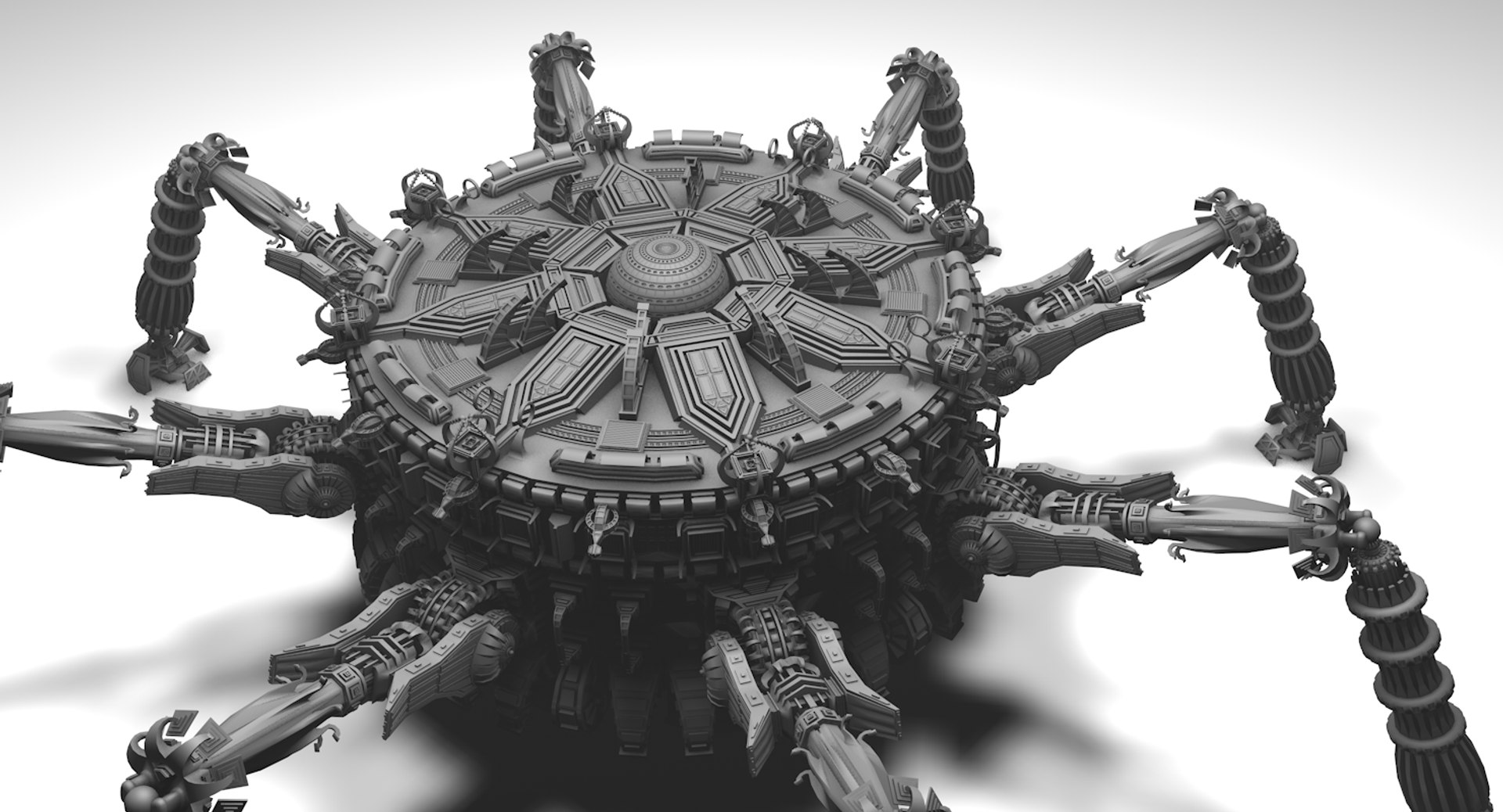 3D Spider Robot Scifi - TurboSquid 1212982