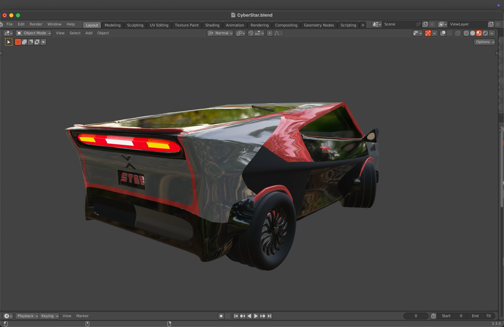 Cyber Coupe Concept 3D Model - TurboSquid 2329653
