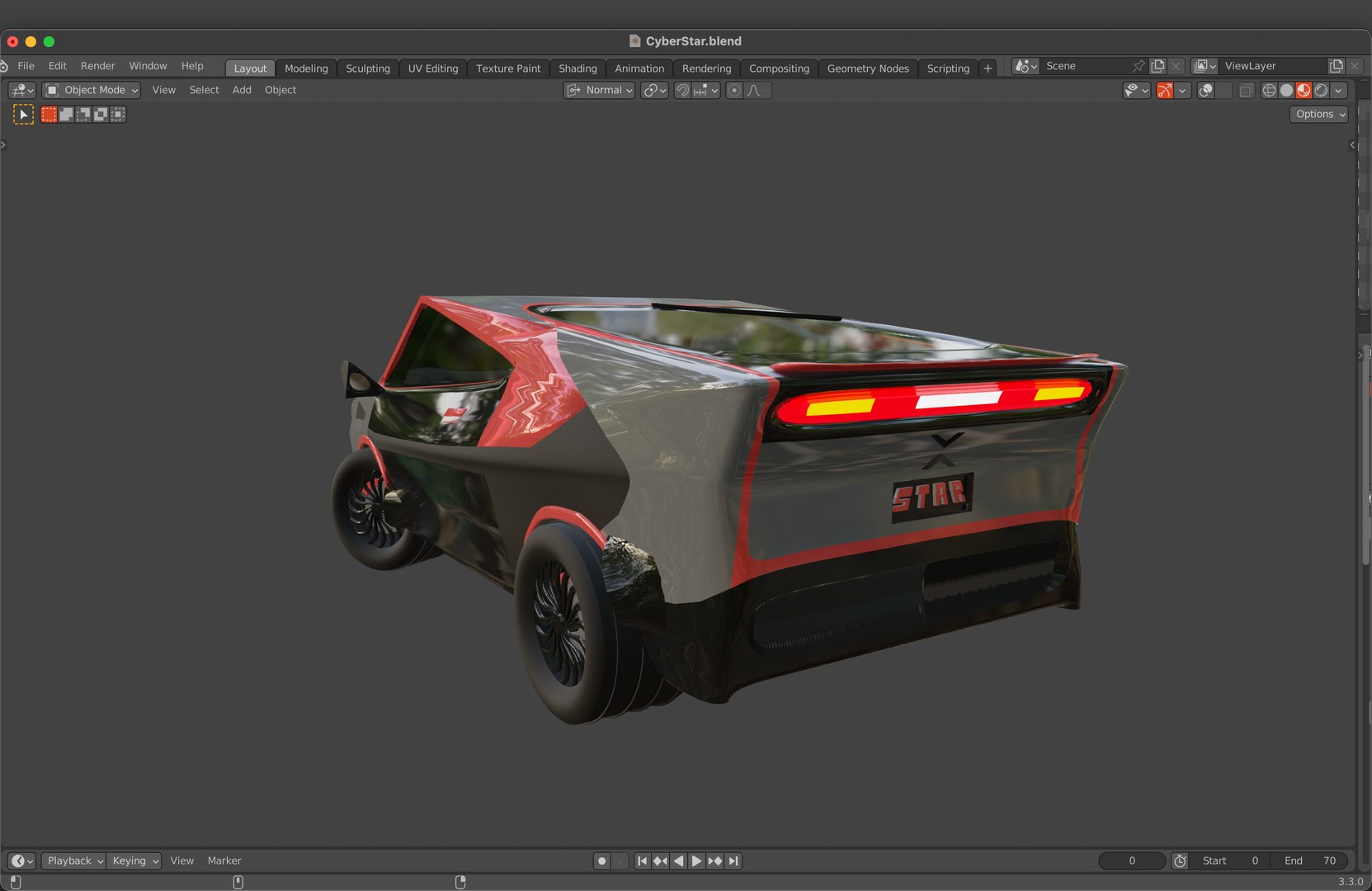 Cyber Coupe Concept 3D Model - TurboSquid 2329653