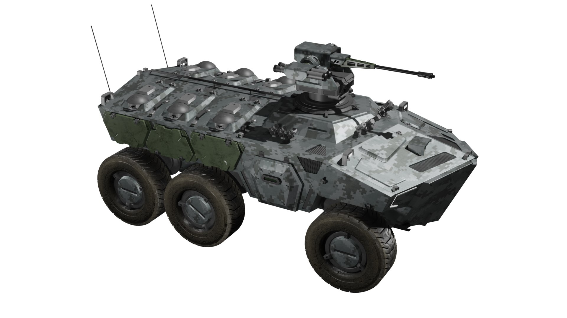Sci-fi APC Collection 3D Model - TurboSquid 2125843