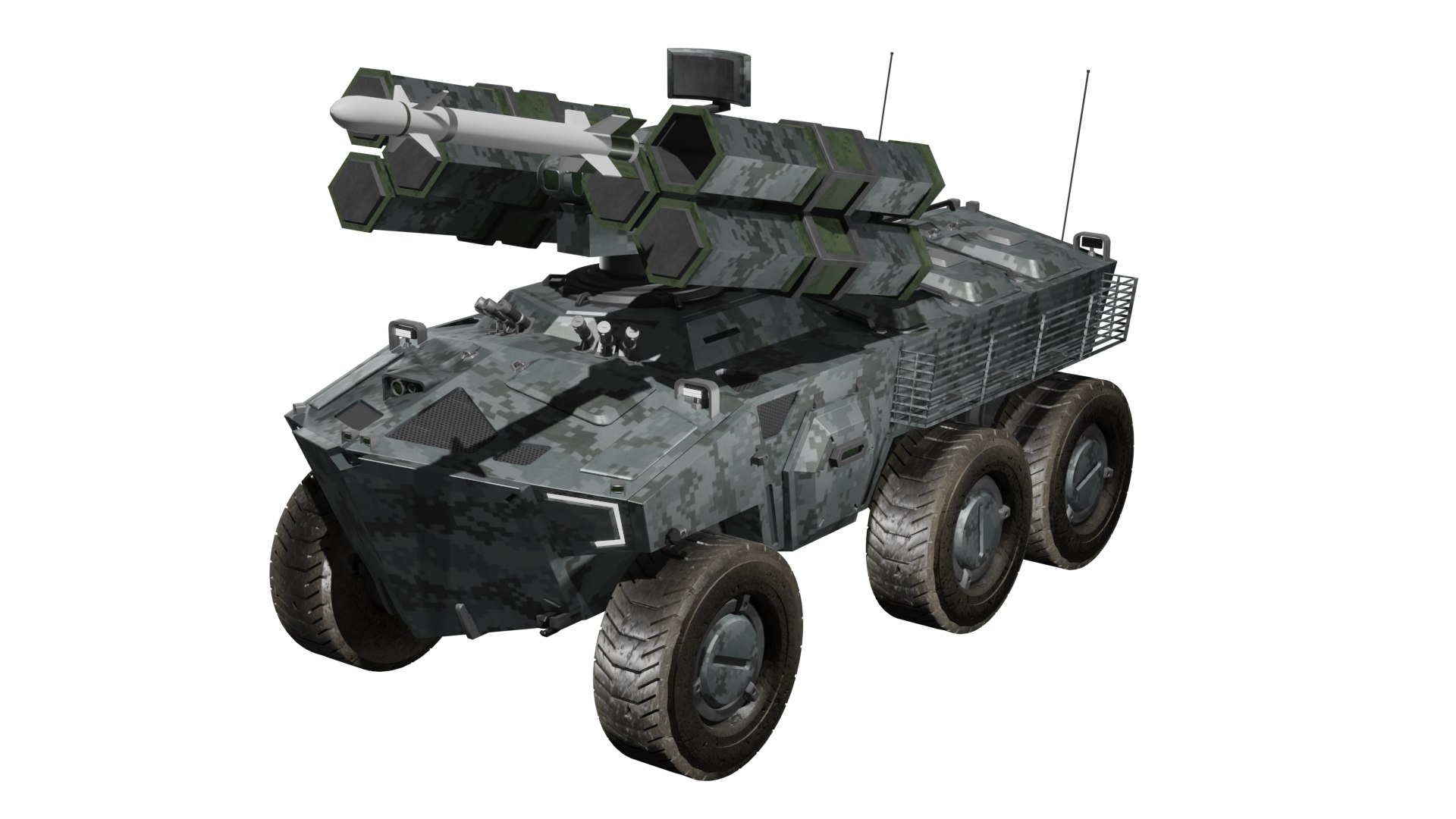 Sci-fi APC Collection 3D Model - TurboSquid 2125843