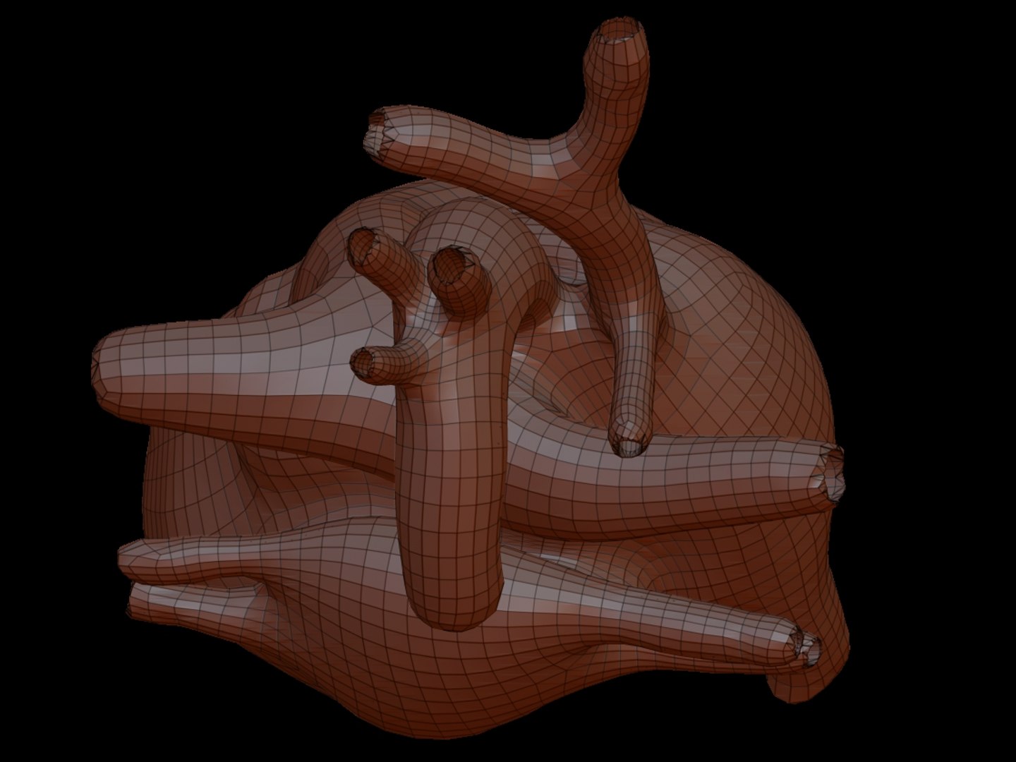 Human Heart Low Poly 3D Model - TurboSquid 2051383