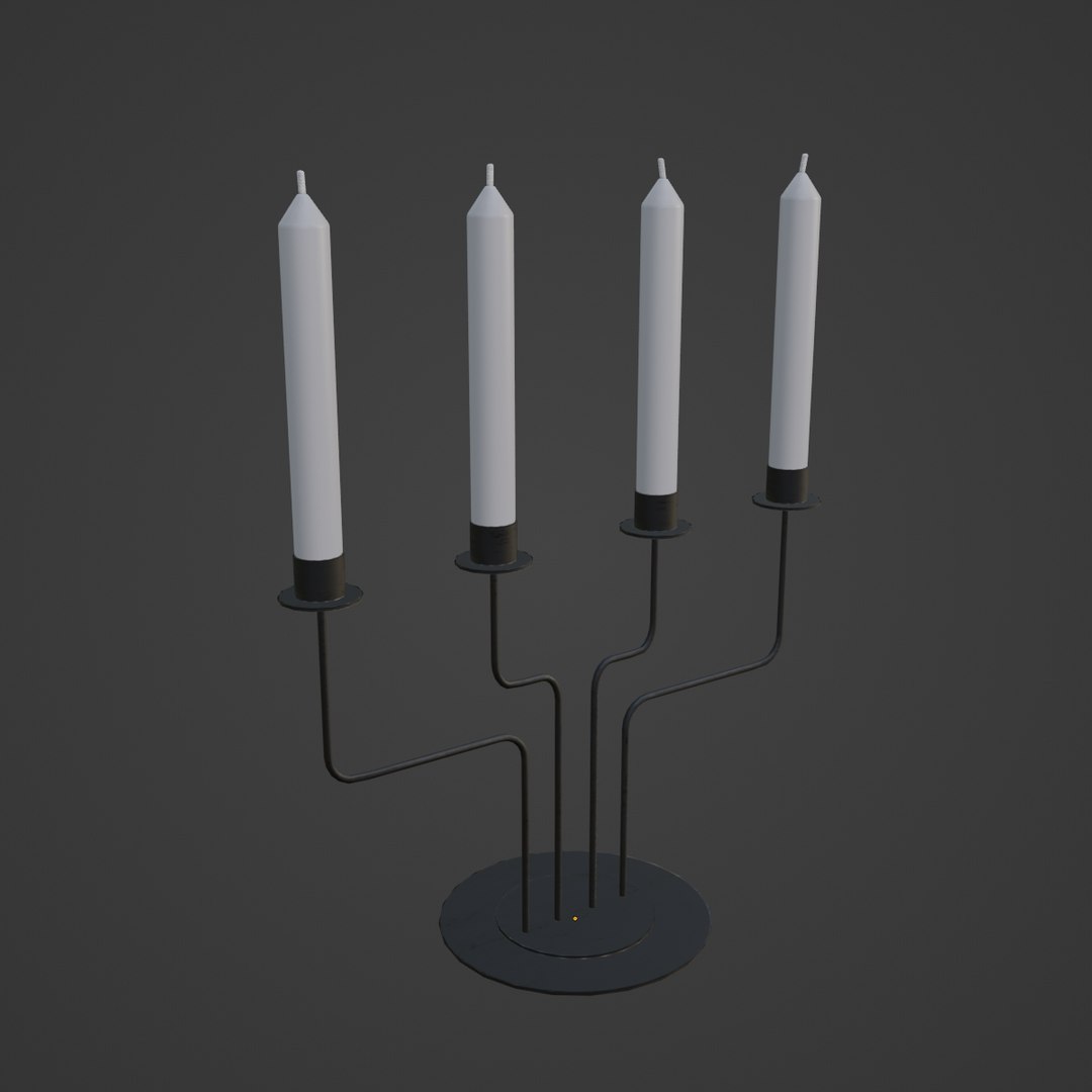 3D Candlestick 02 - TurboSquid 2361683