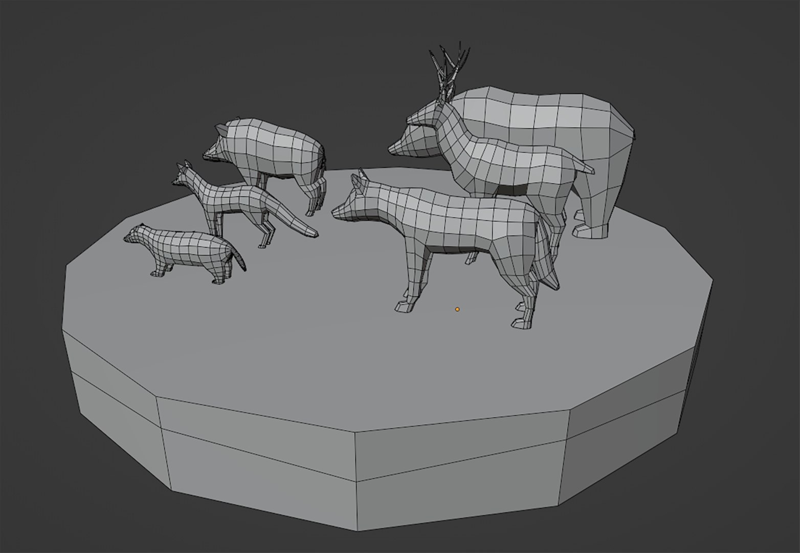 Lowpoly Stylized Forest Animals Pack Model - TurboSquid 2070840