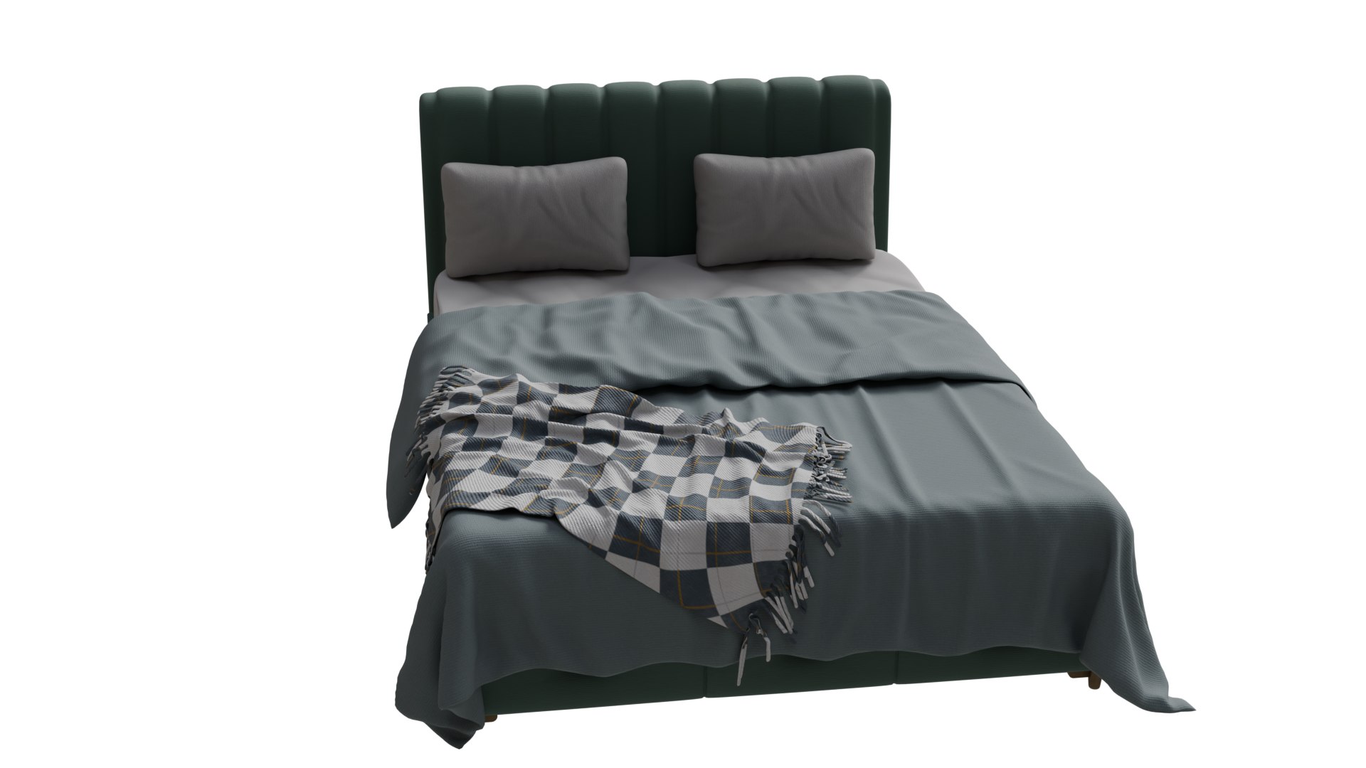 Double Bed 3D Model - TurboSquid 2298994