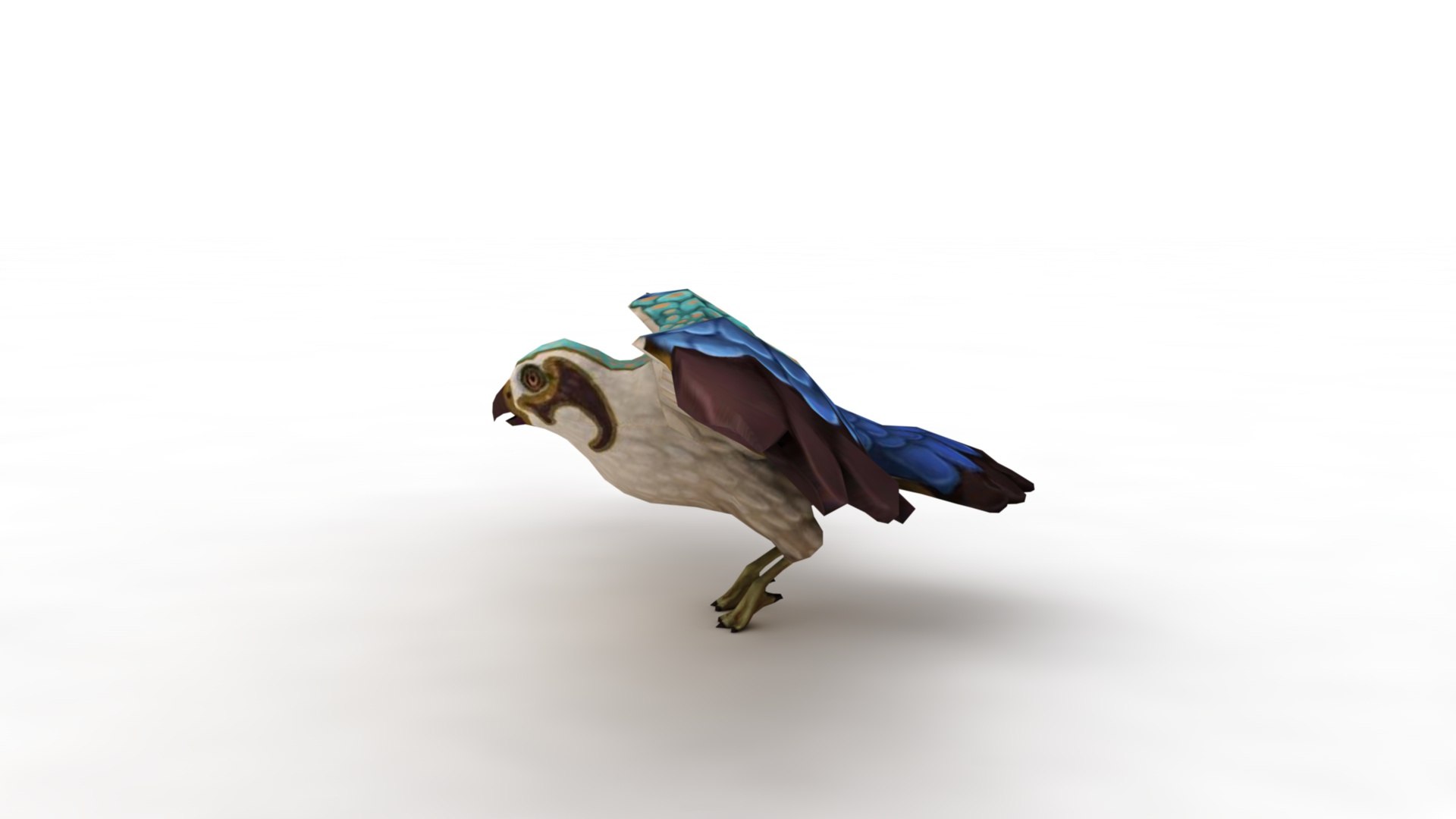 3D Blue Bird - TurboSquid 2246363