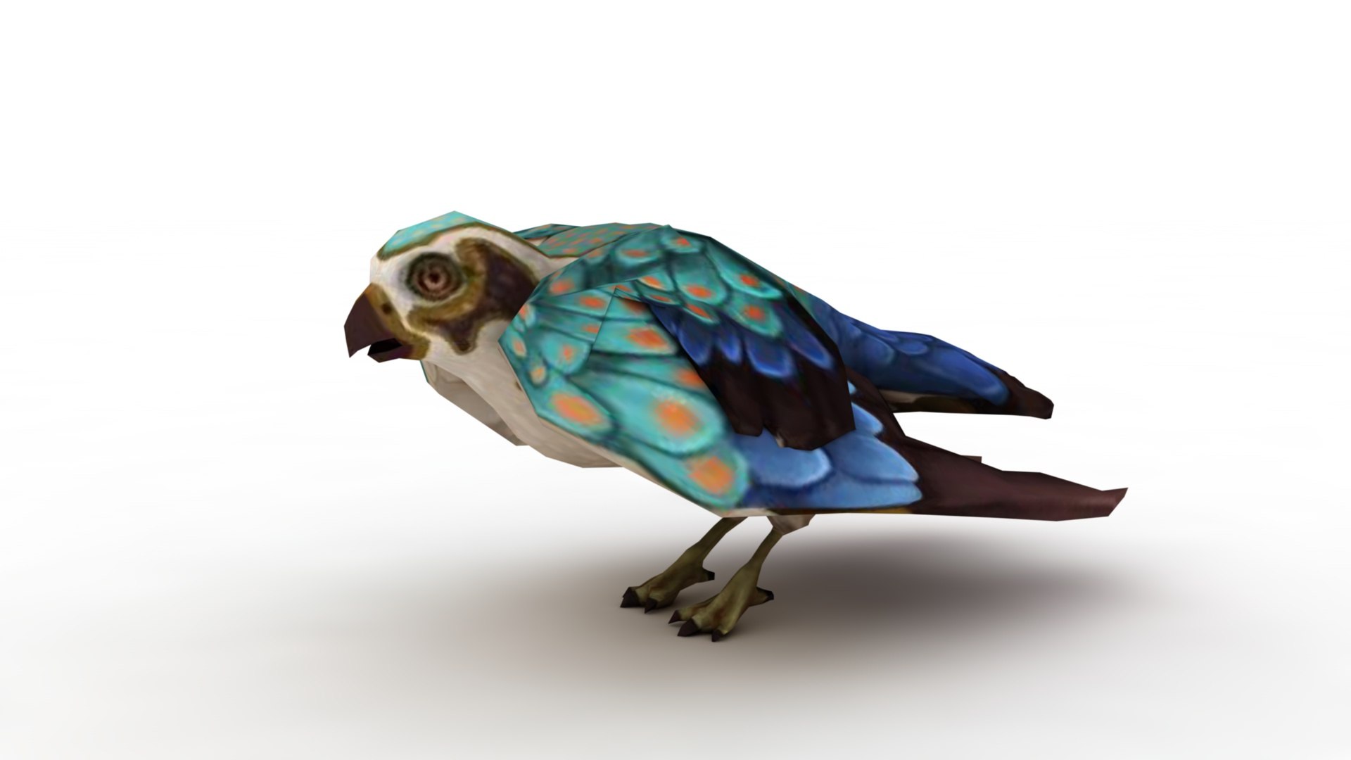 3D Blue Bird - TurboSquid 2246363