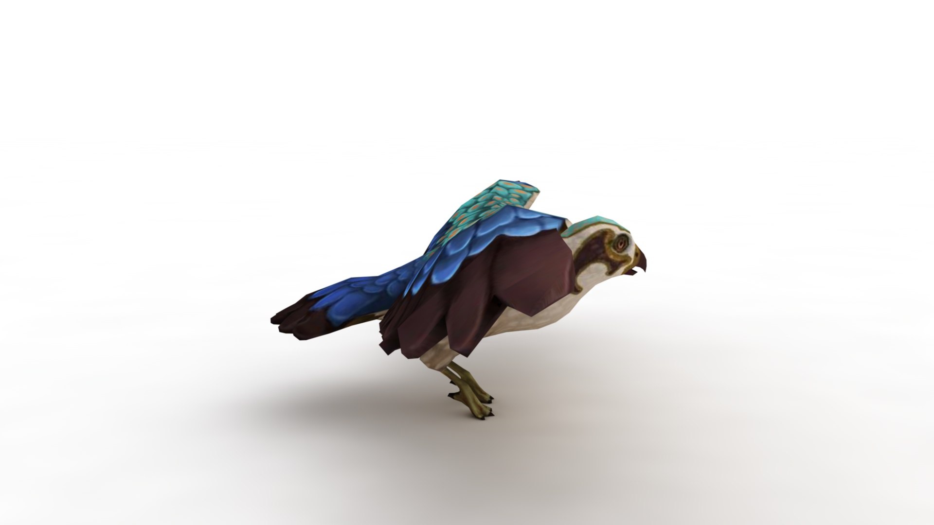 3D Blue Bird - TurboSquid 2246363