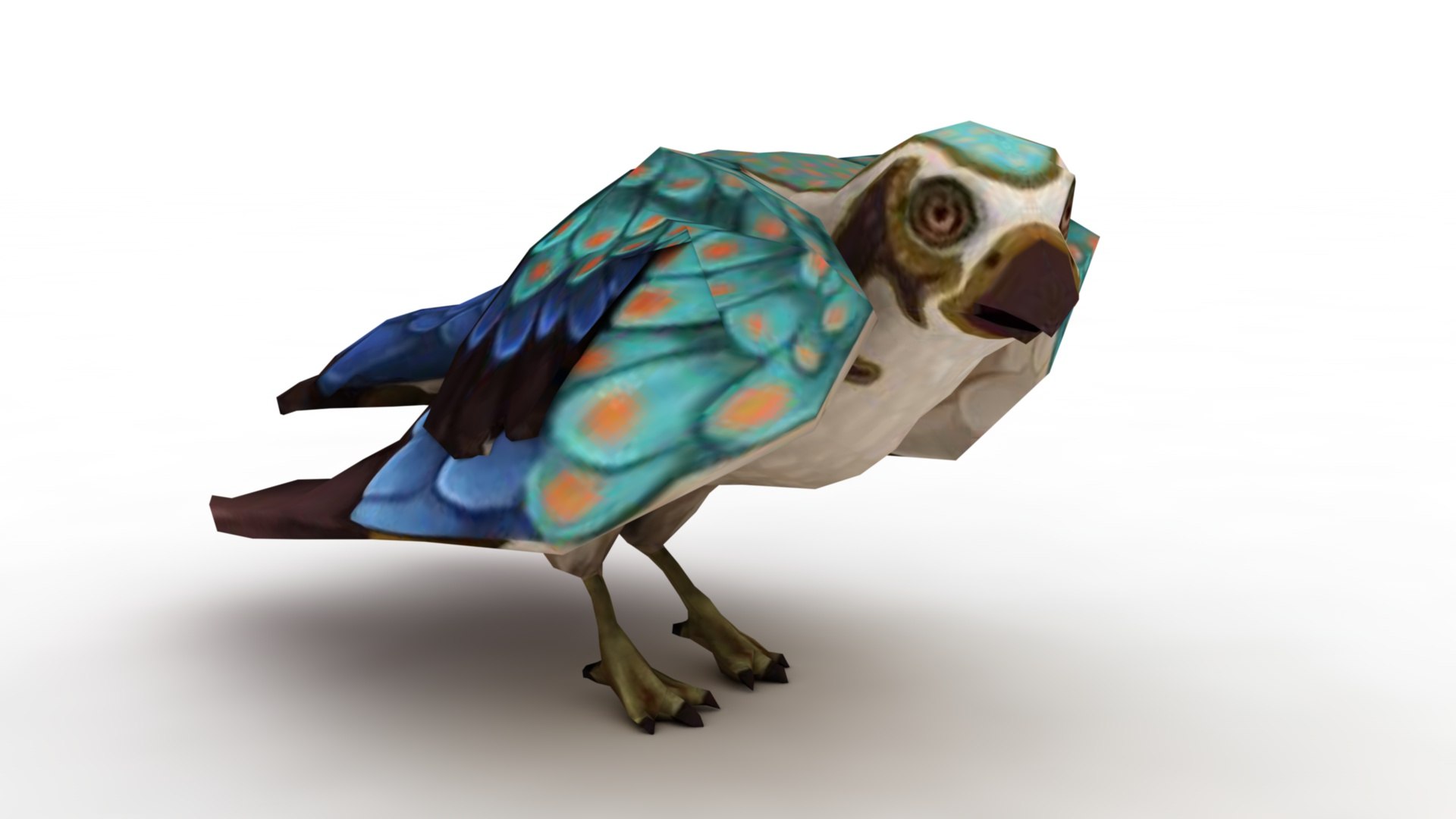 3D Blue Bird - TurboSquid 2246363