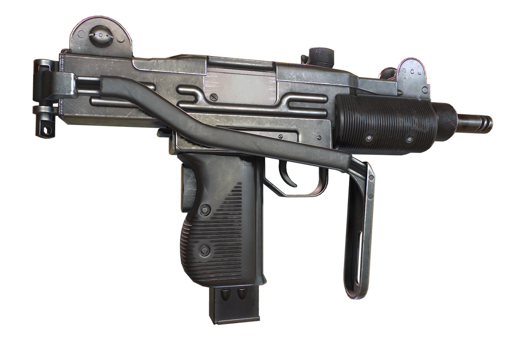 3D Mini Uzi Model - TurboSquid 1362607