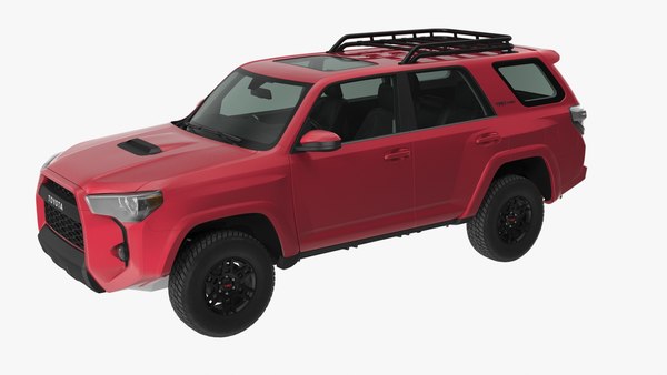 3D Toyota 4Runner TRD Pro Red Metallic 2021 Rigged - TurboSquid 1714190