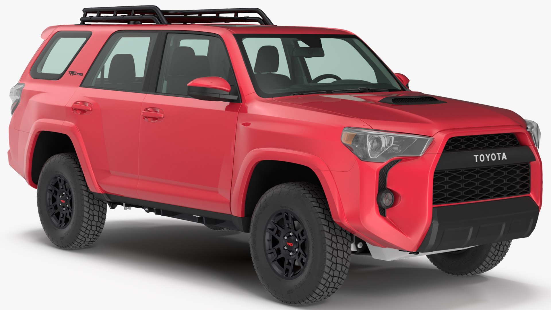 3D Toyota 4Runner TRD Pro Red Metallic 2021 Rigged - TurboSquid 1714190