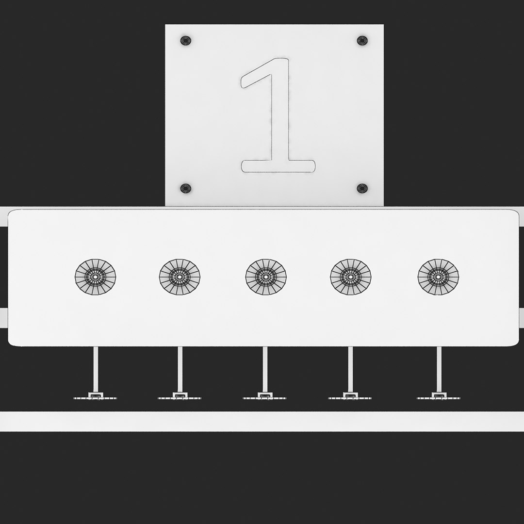 3d Biathlon Targets Model