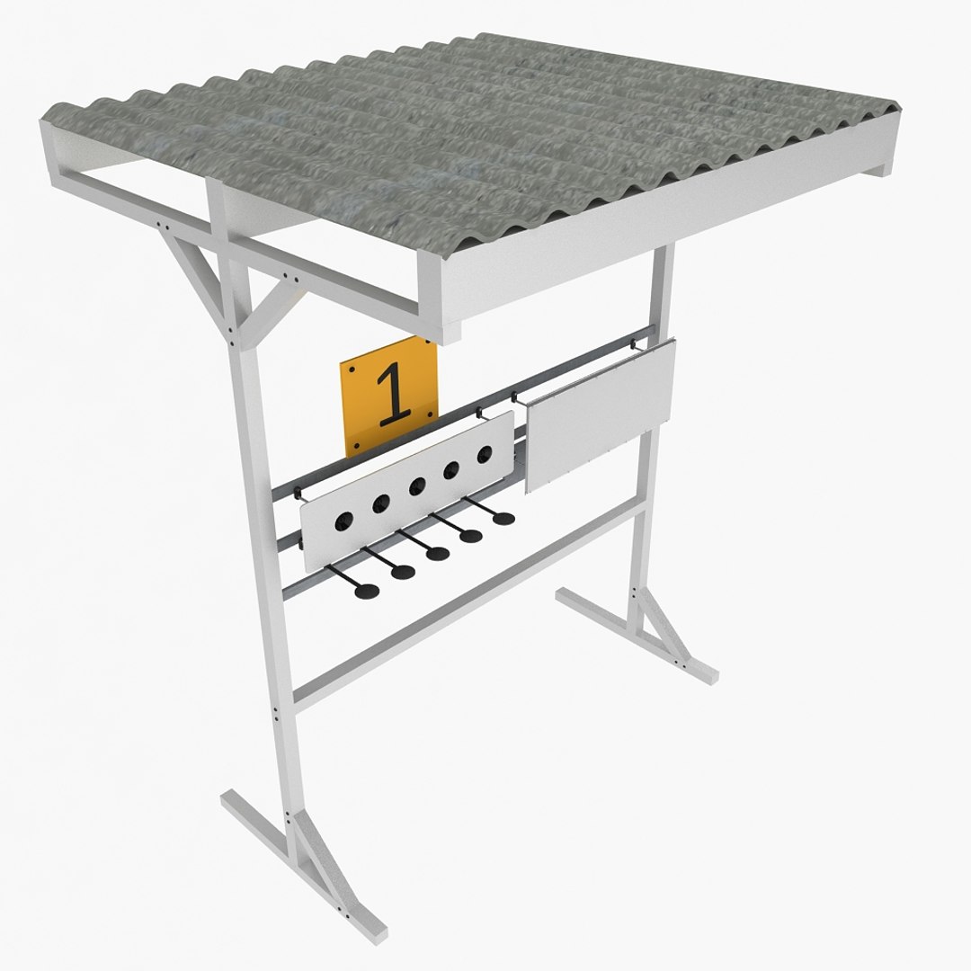 3d Biathlon Targets Model
