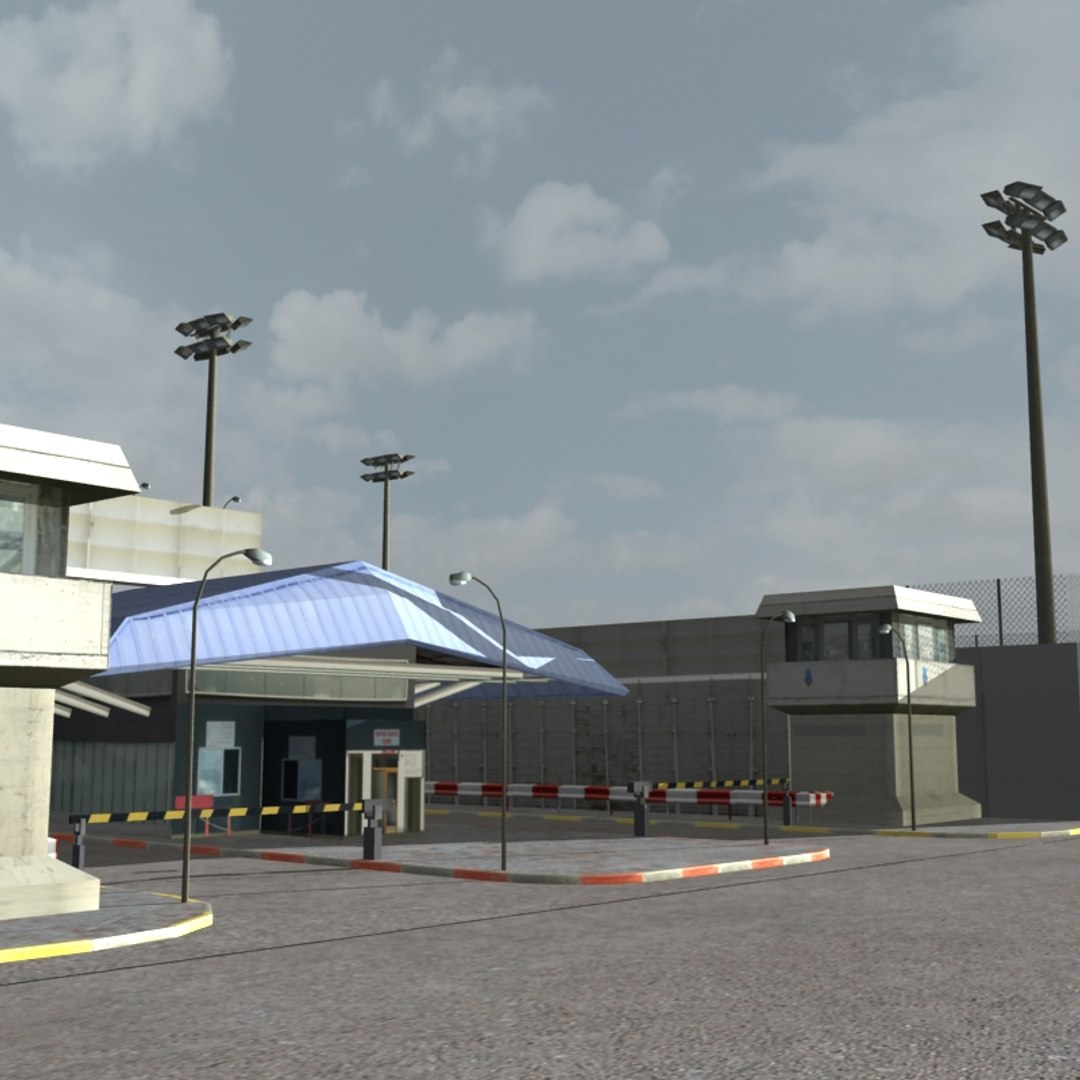 3d model uss harbour seaport port