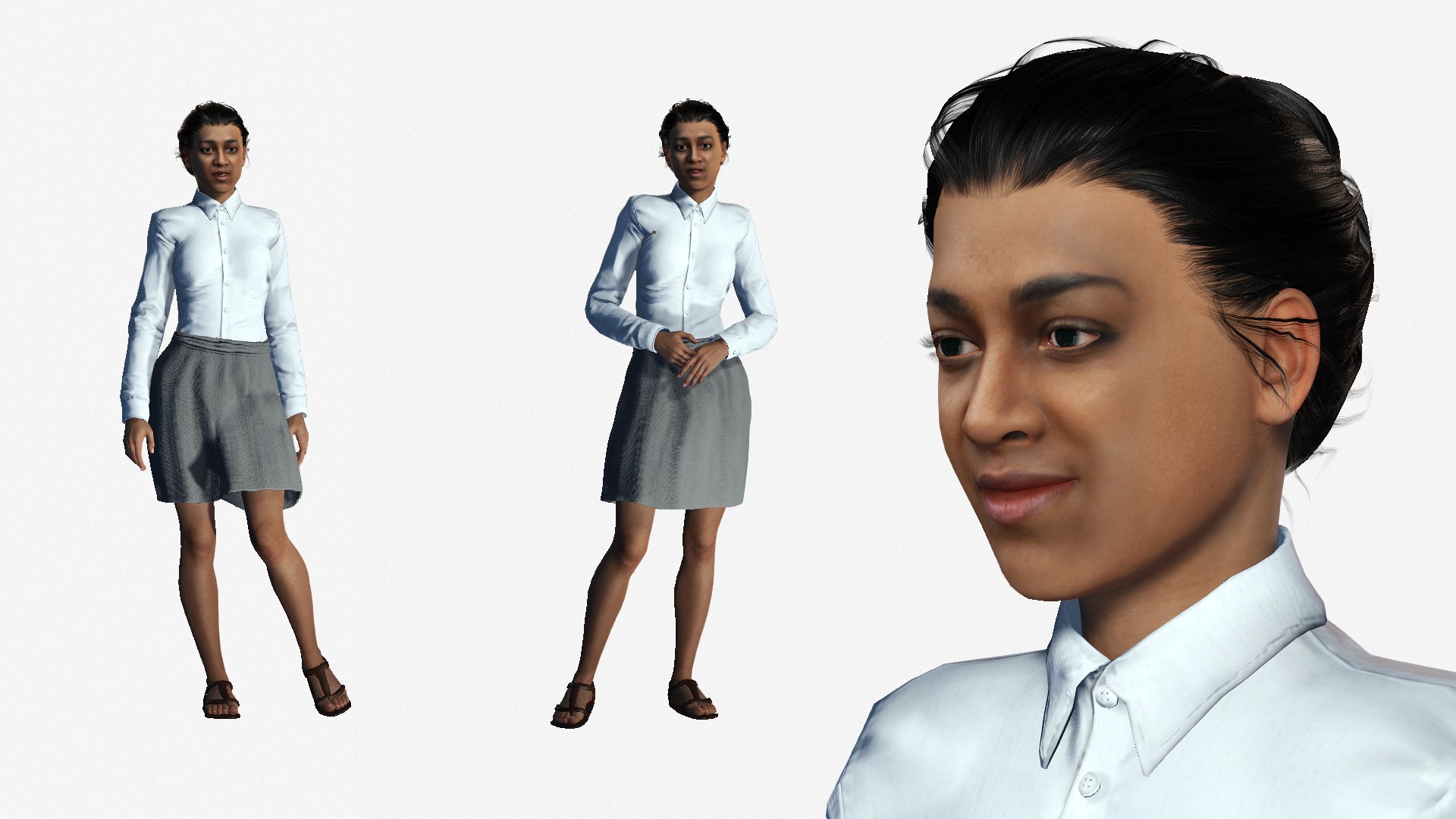 3D Talking Woman Model - TurboSquid 1743141