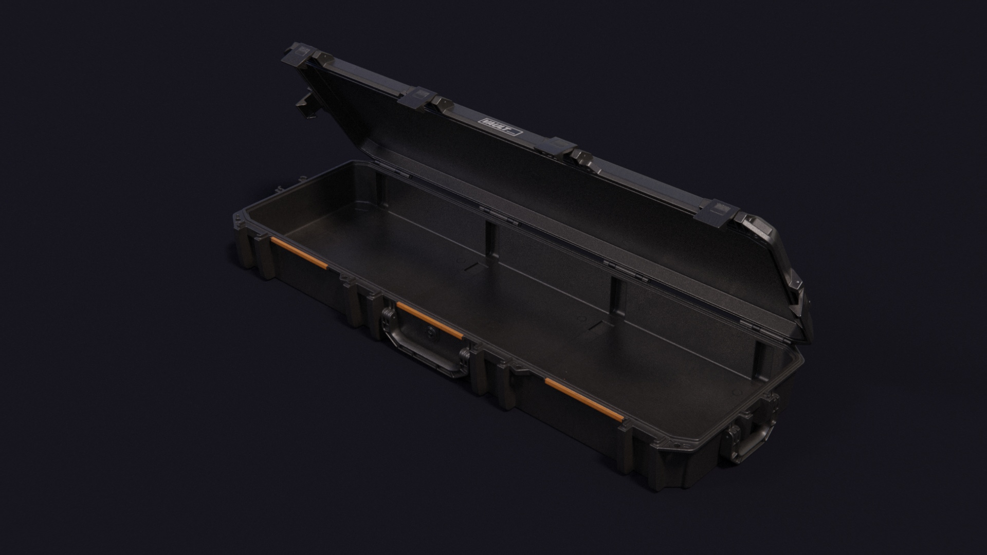 3D Model Double Rifle Long Weapon Case V800 Vault Pelican 3 Colors With ...