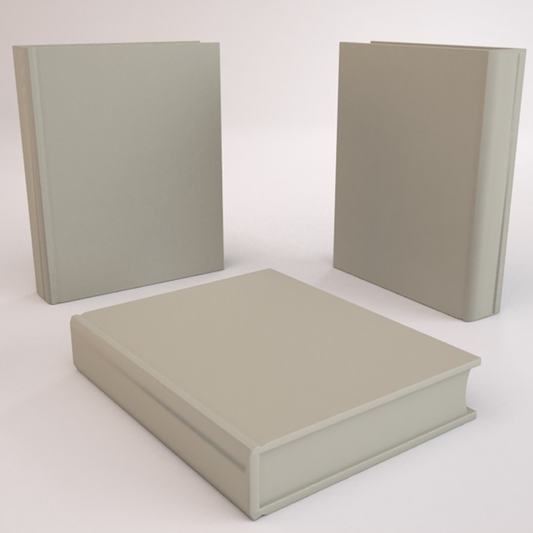 3d Model Old Books Set 2