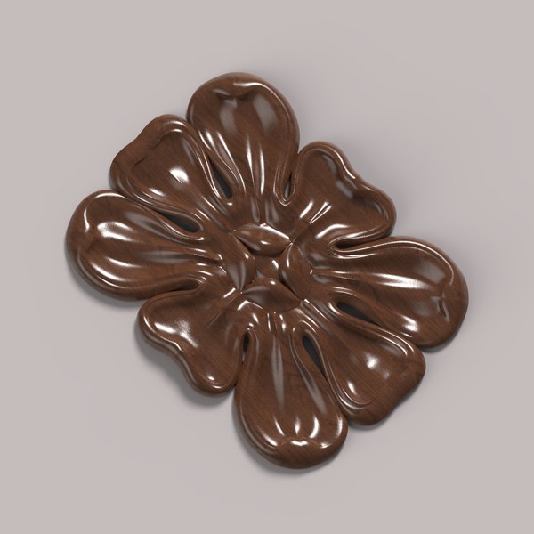 3D carved rosette cnc model - TurboSquid 1336125