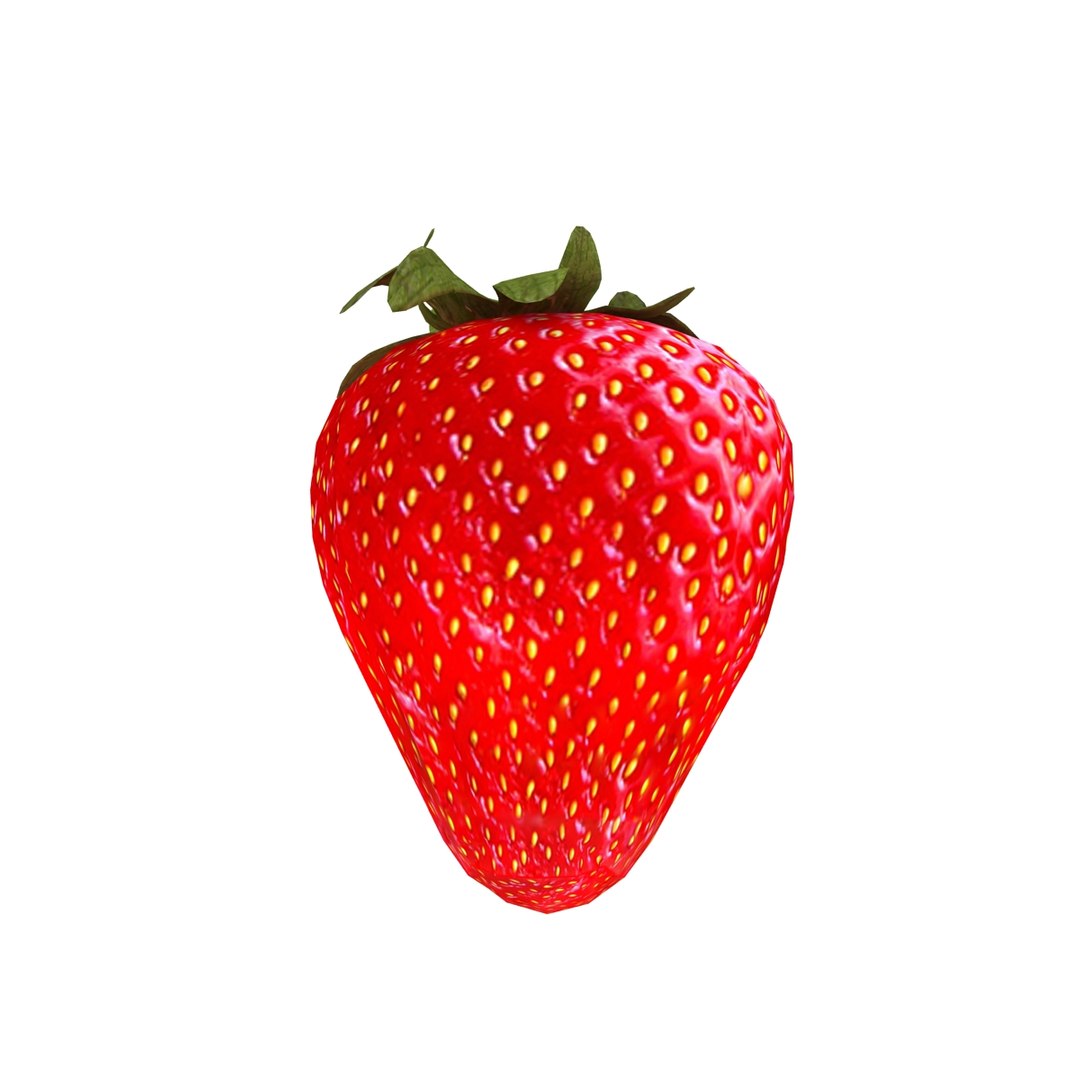 3ds Max Strawberry Fruit Fresh