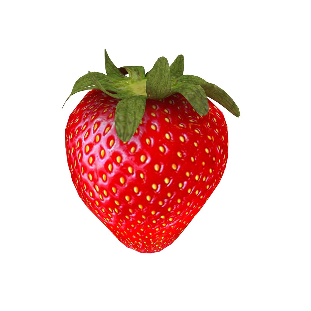 3ds Max Strawberry Fruit Fresh