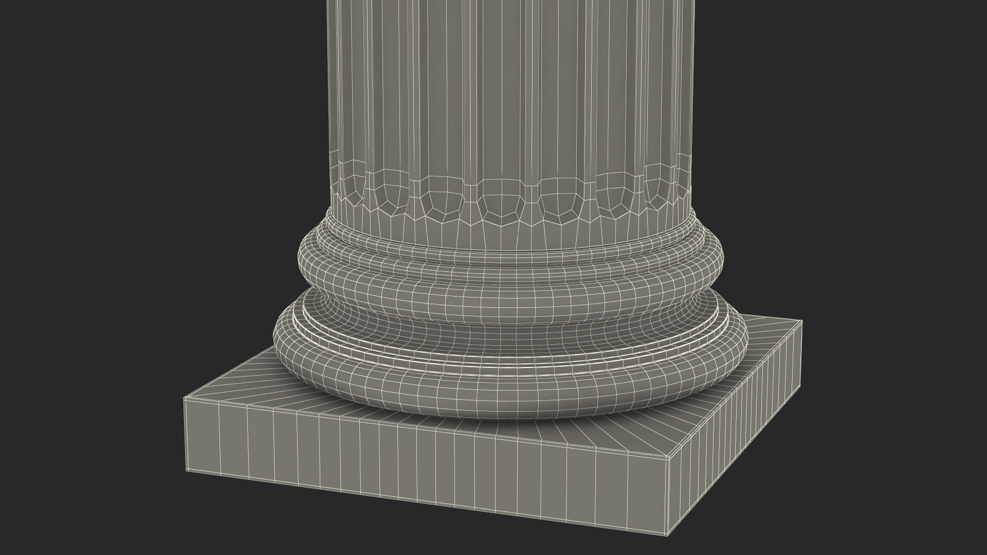 3D Model Modern Composite Column - TurboSquid 2140989