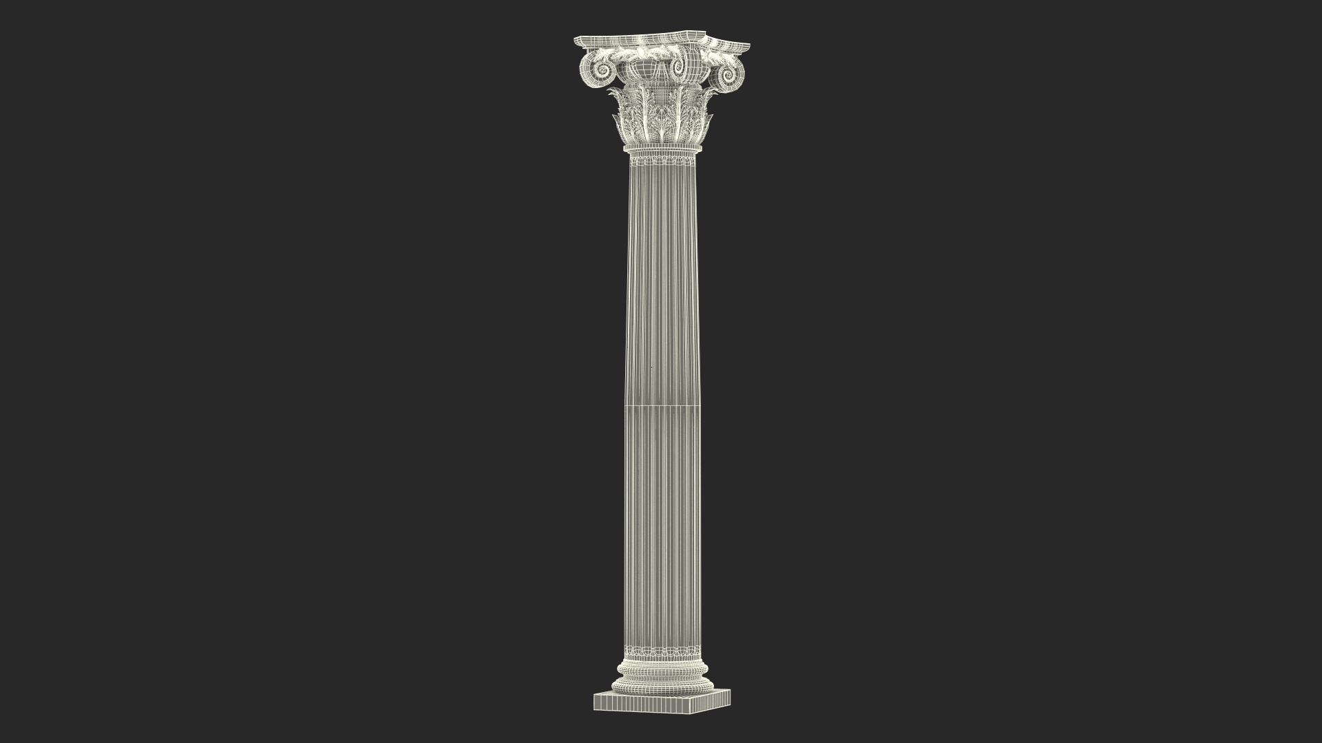 3D Model Modern Composite Column - TurboSquid 2140989