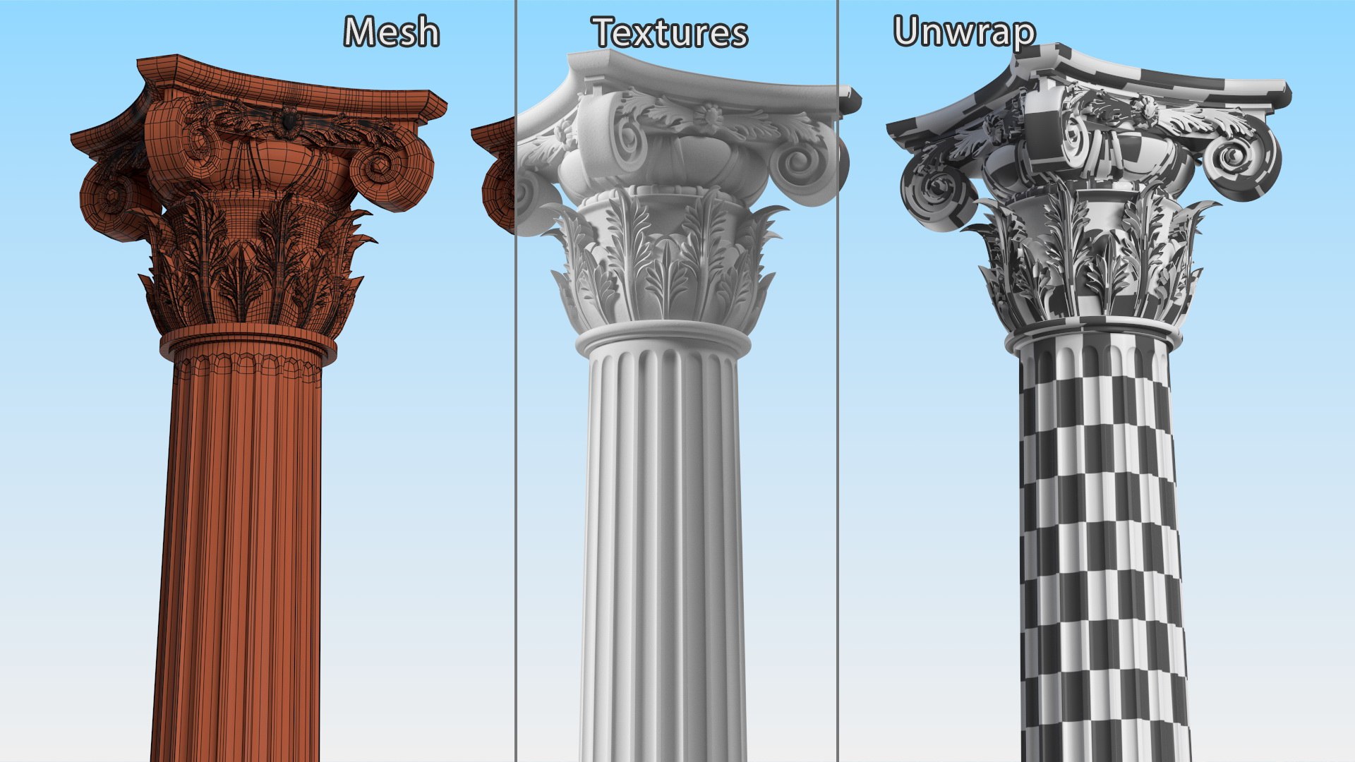 3D model Modern Composite Column - TurboSquid 2140989