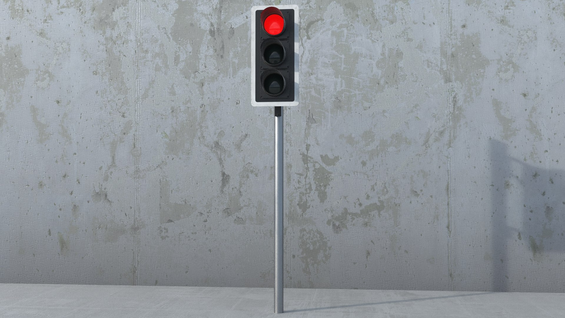 Traffic Signal Red HD 3D Model - TurboSquid 2009834