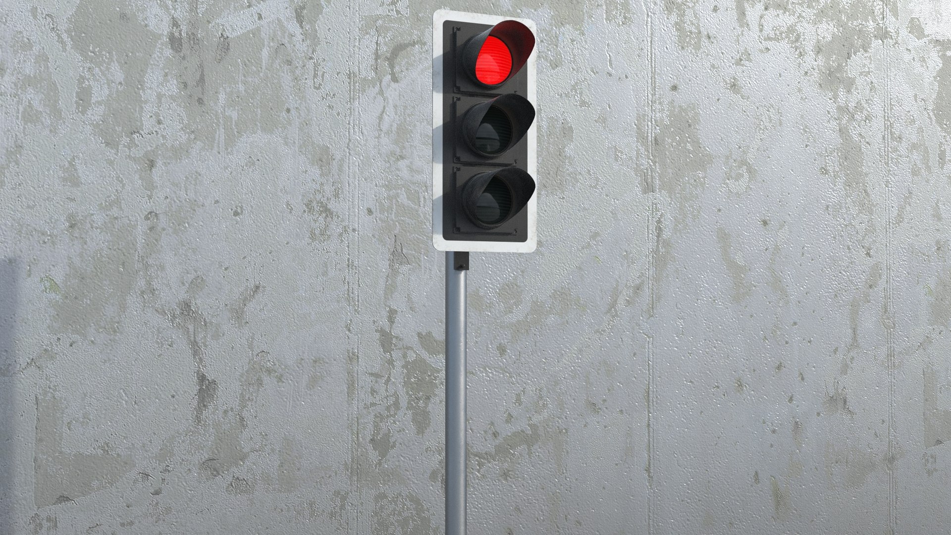 Traffic Signal Red HD 3D Model - TurboSquid 2009834