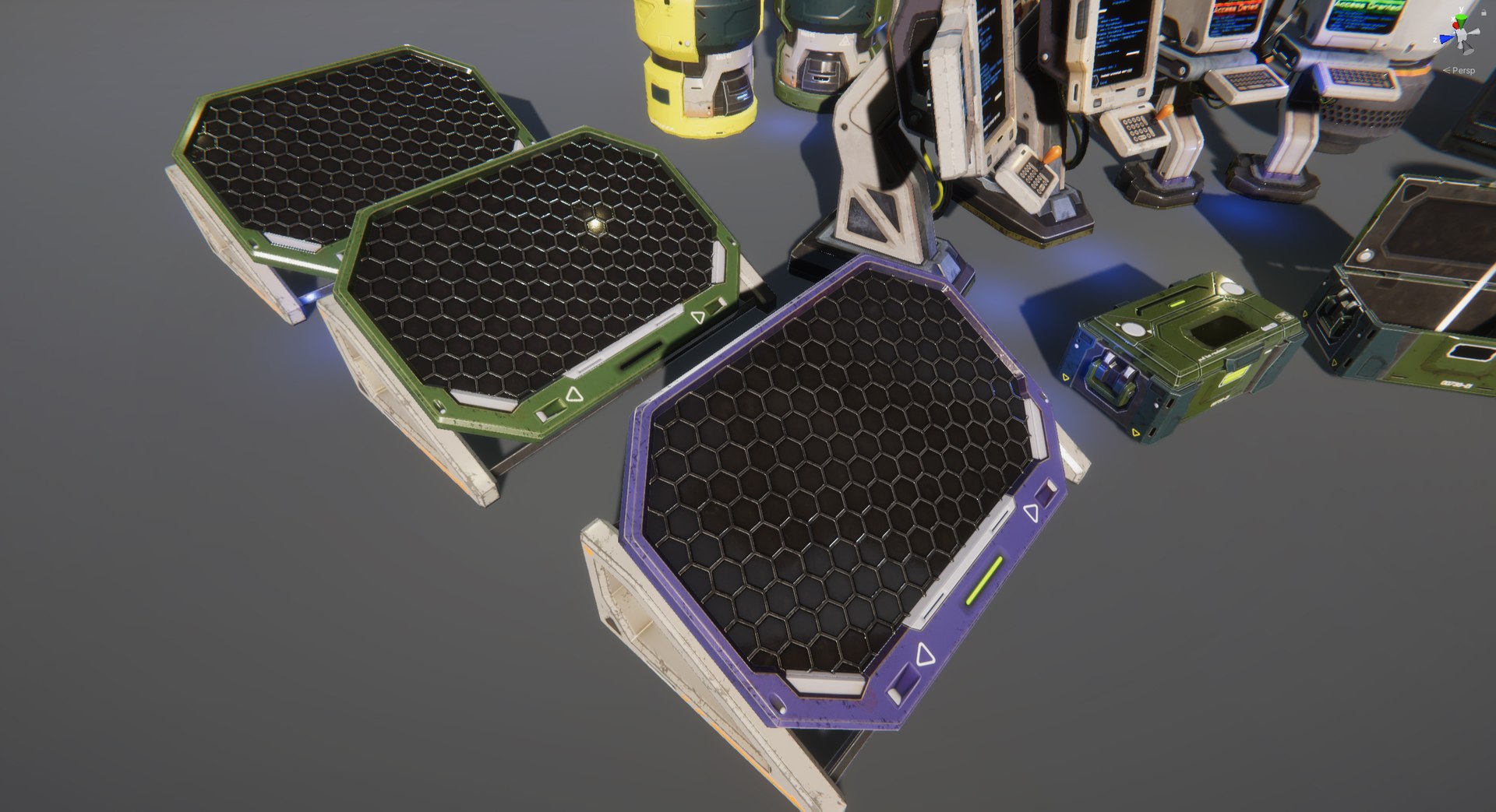 3D Model Sci-Fi Props Pack Vol. 2 - TurboSquid 1725820