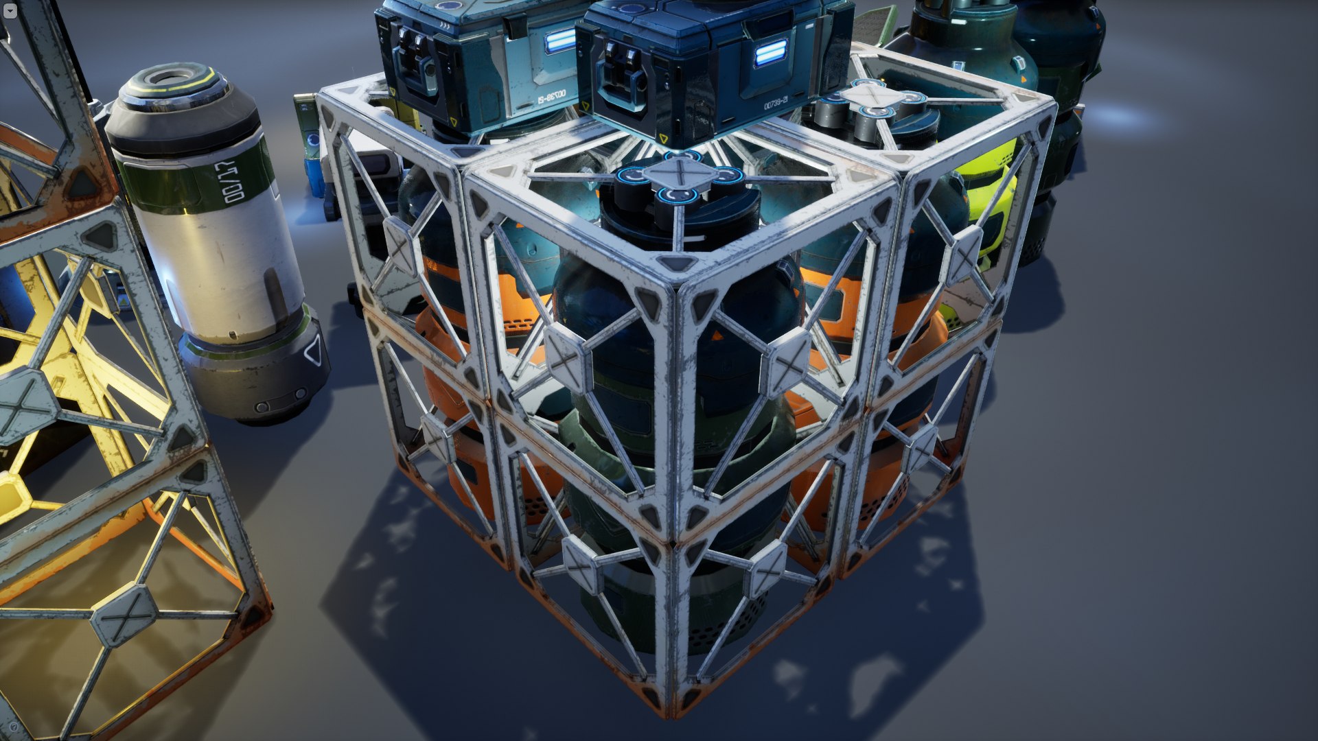 3D model Sci-Fi Props Pack vol. 2 - TurboSquid 1725820