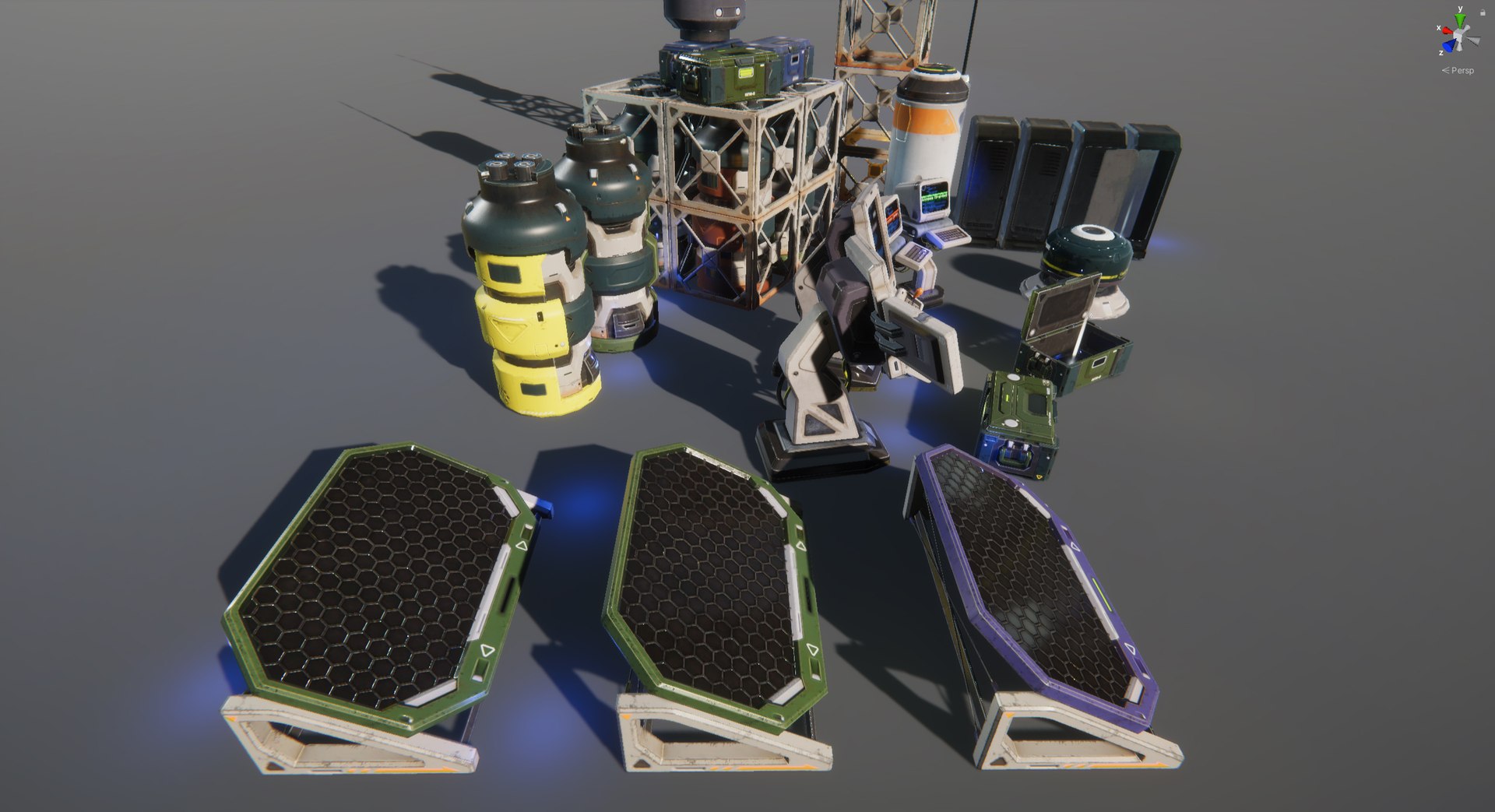 3D Model Sci-Fi Props Pack Vol. 2 - TurboSquid 1725820