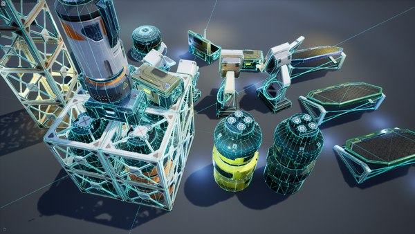 3D model Sci-Fi Props Pack vol. 2 - TurboSquid 1725820