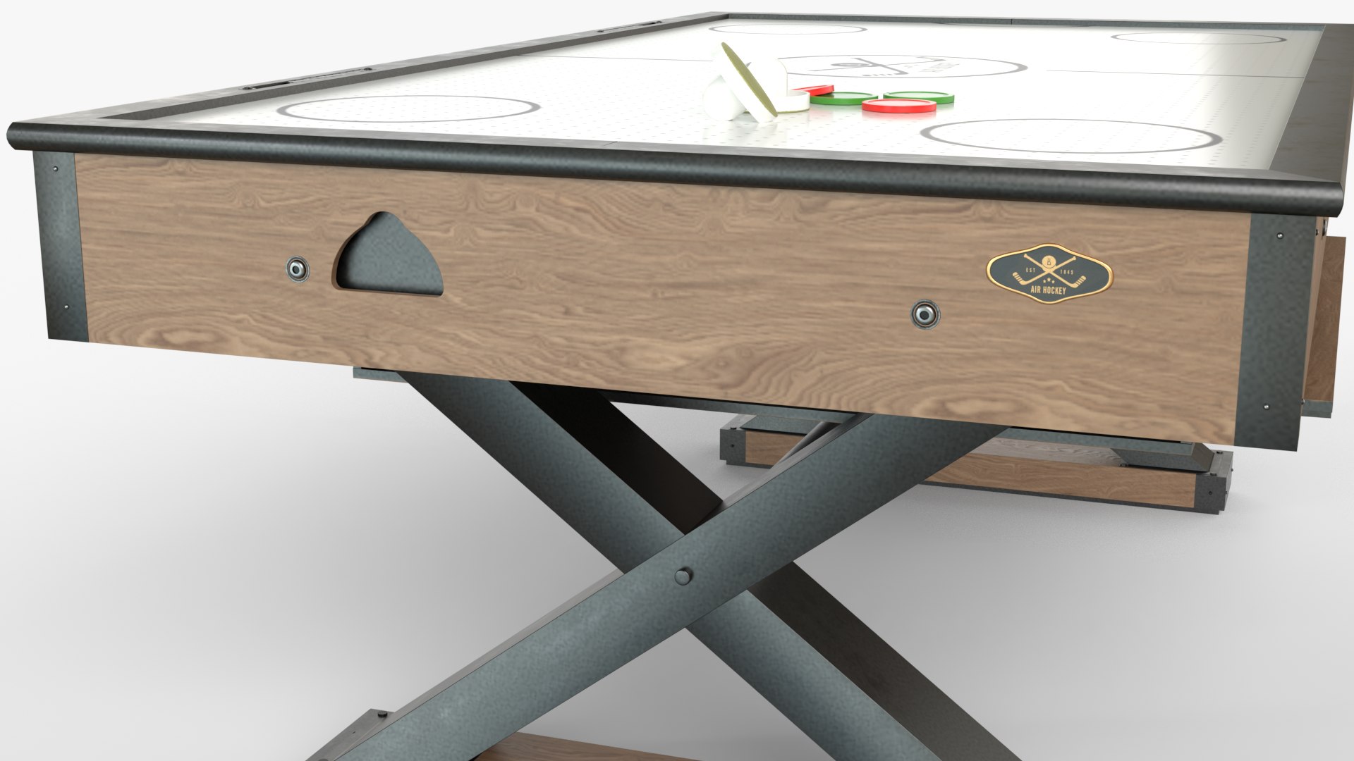 Air Hockey Table With Dining Top 87 Inch 3D Model - TurboSquid 2200852