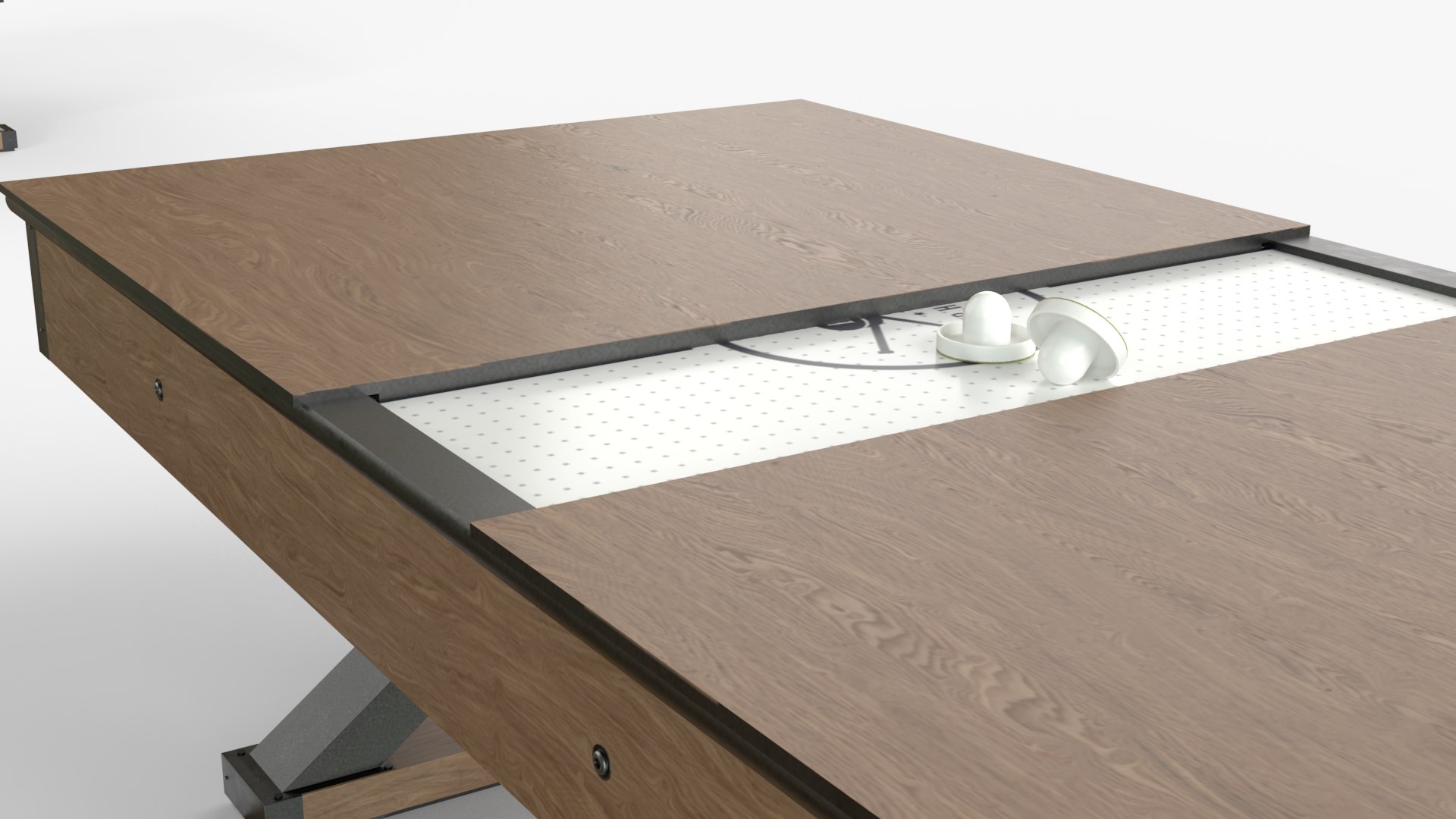 Air Hockey Table With Dining Top 87 Inch 3D Model - TurboSquid 2200852