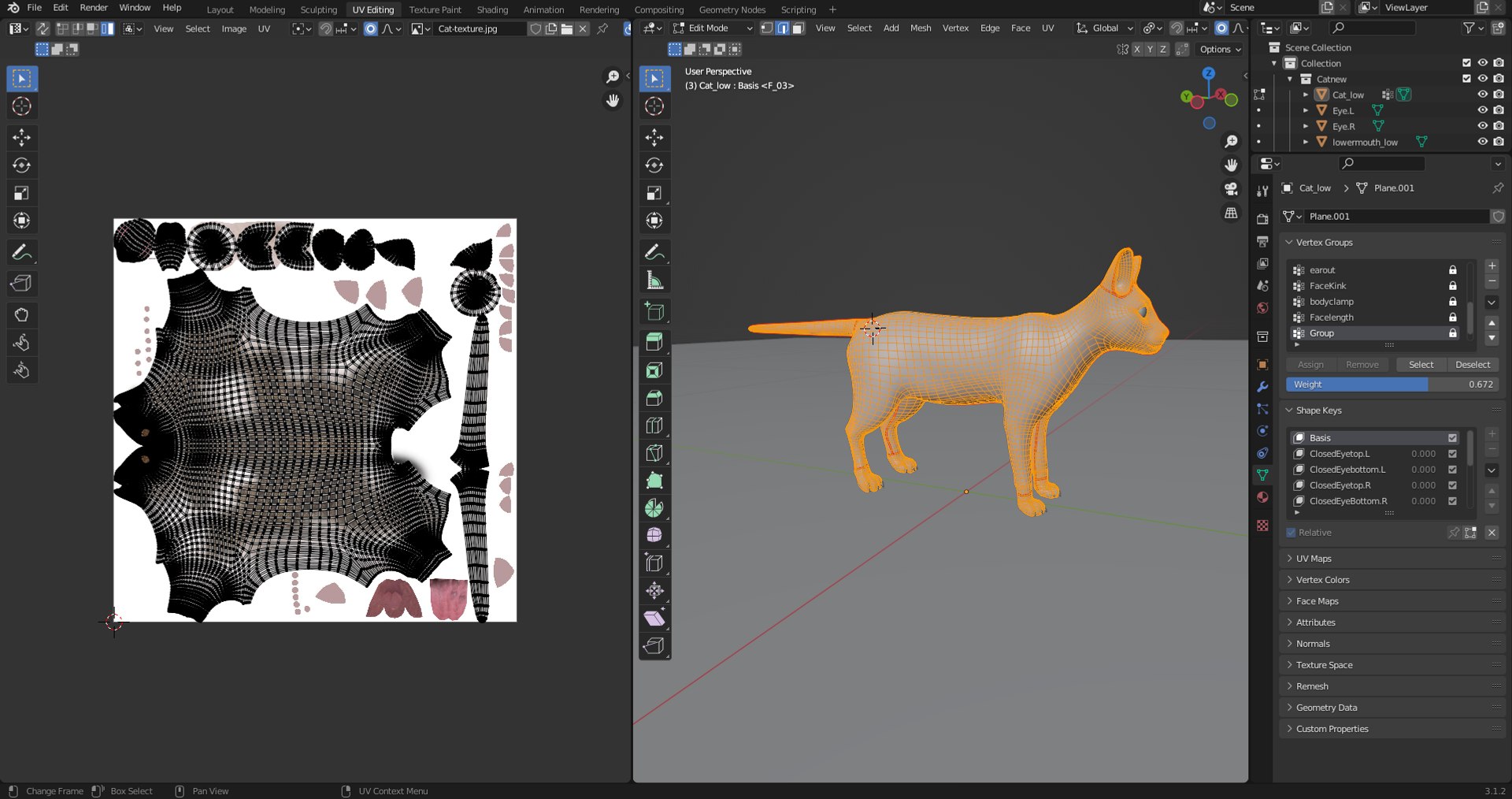 3D Calico Cat Rigged V3 In Blender - TurboSquid 1984958