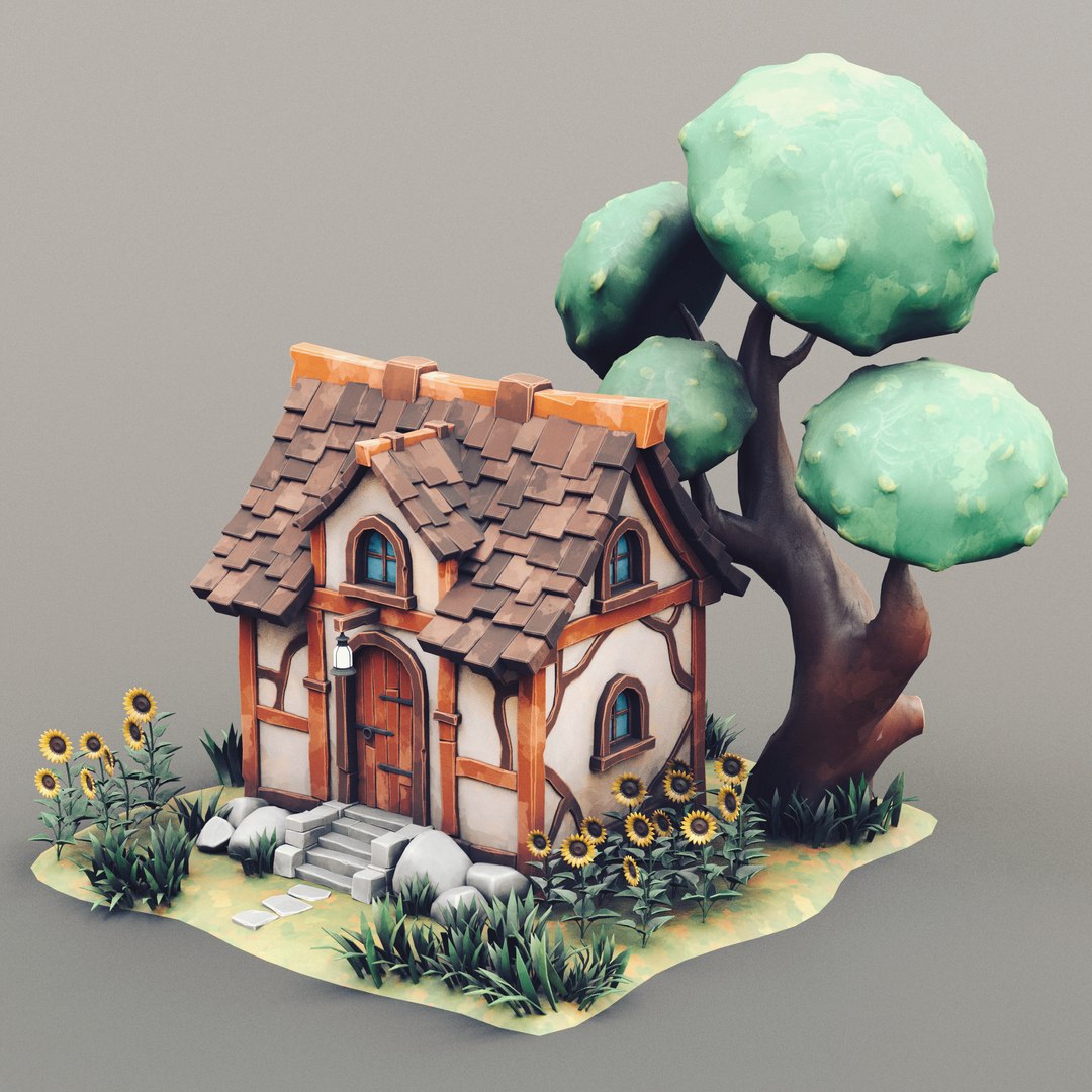 Small Cottage 05 3D Model - TurboSquid 2134286