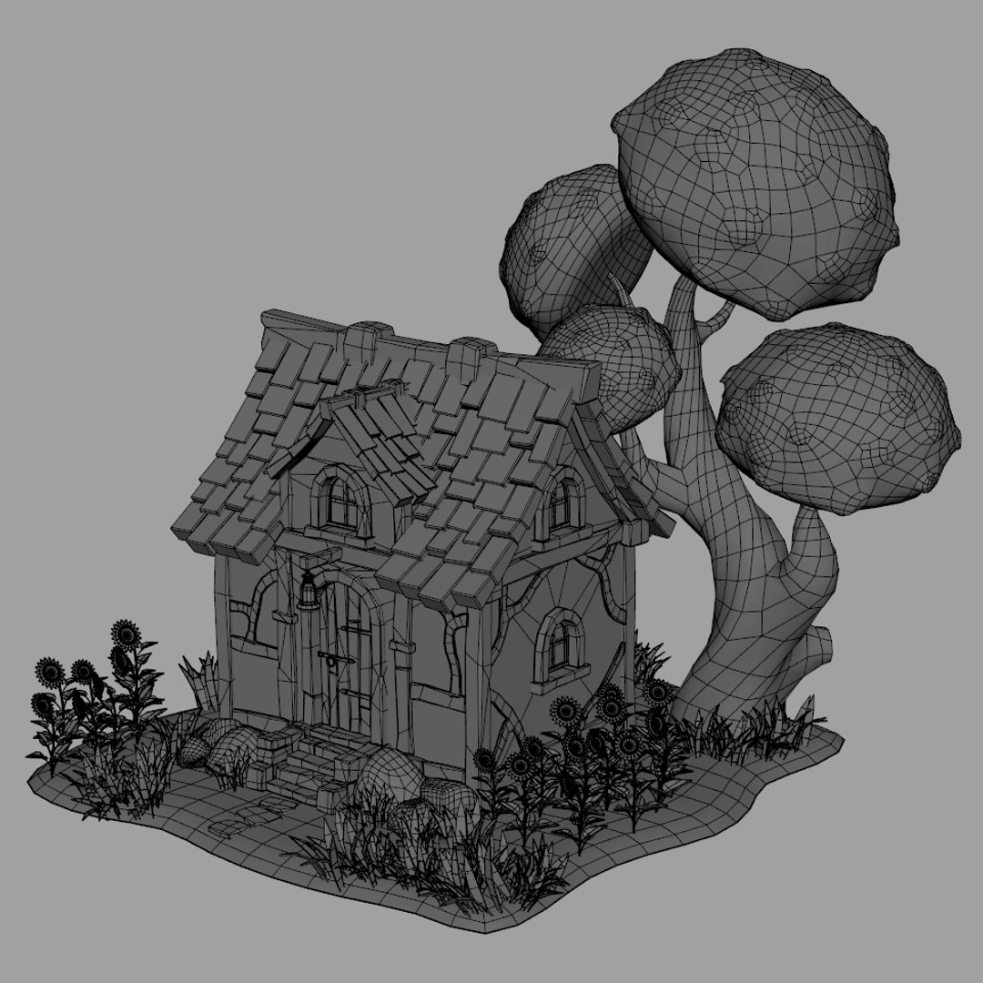 Small Cottage 05 3D Model - TurboSquid 2134286