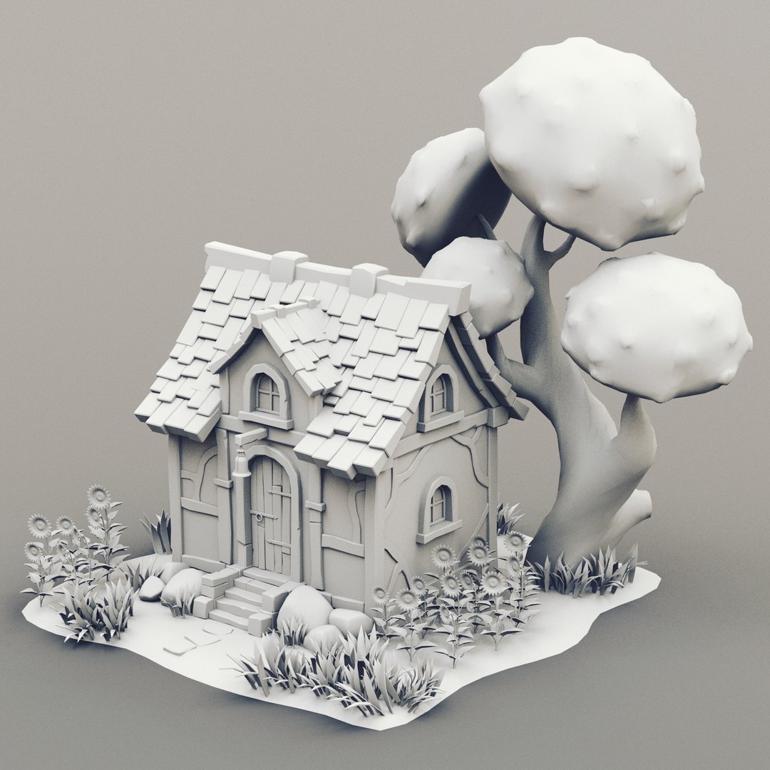 Small Cottage 05 3D Model - TurboSquid 2134286