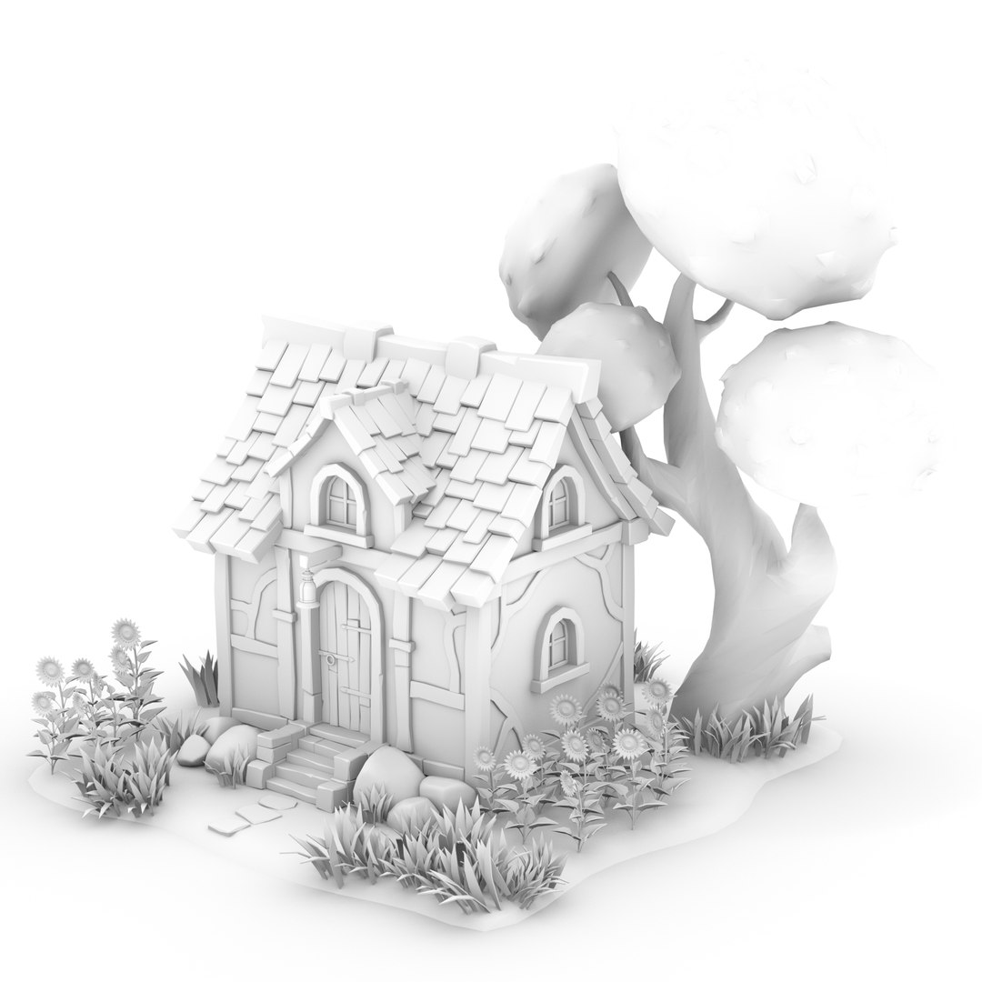 Small Cottage 05 3D Model - TurboSquid 2134286