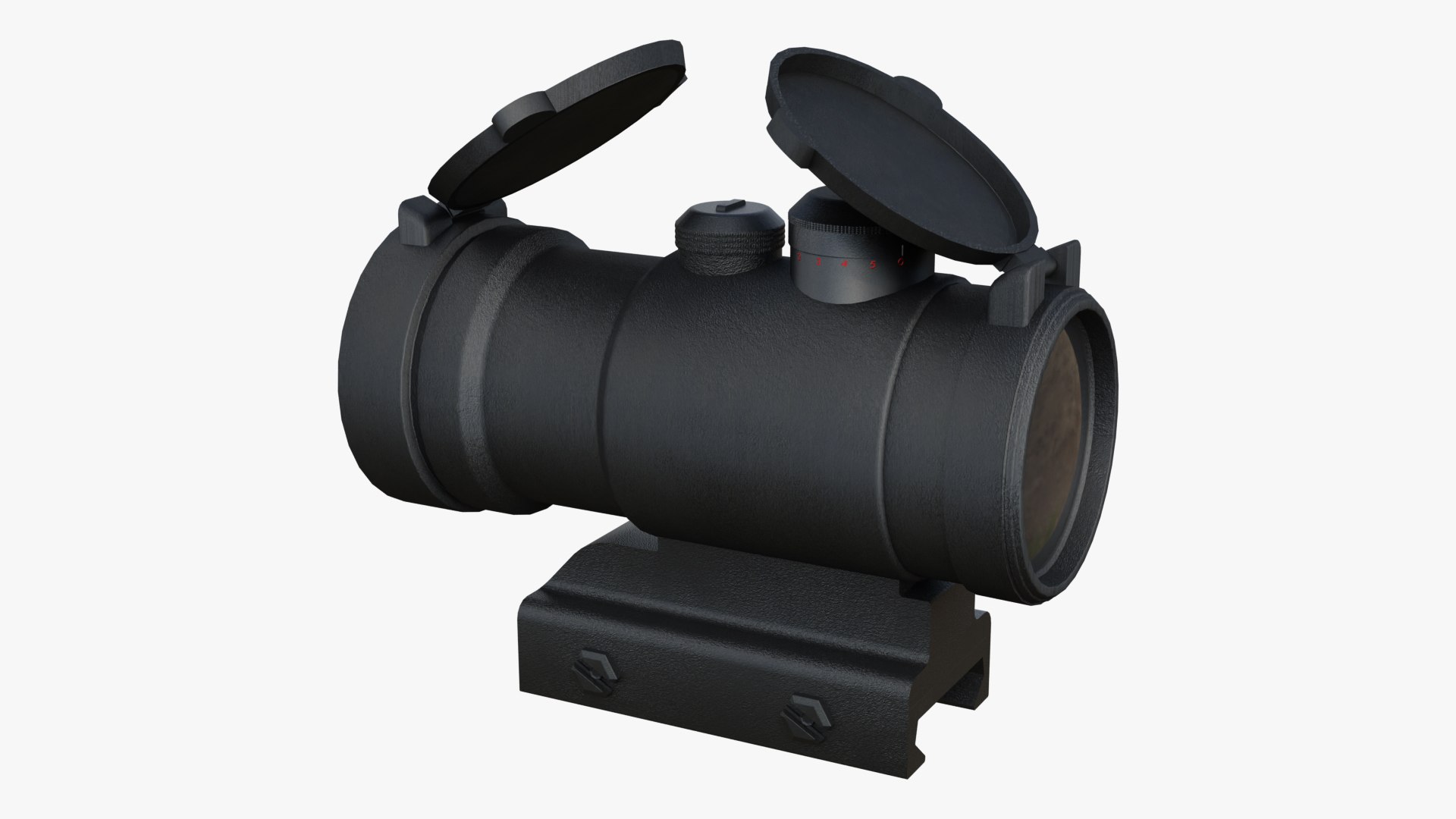 3x Scope Attachment V2 3D Model - TurboSquid 1972041