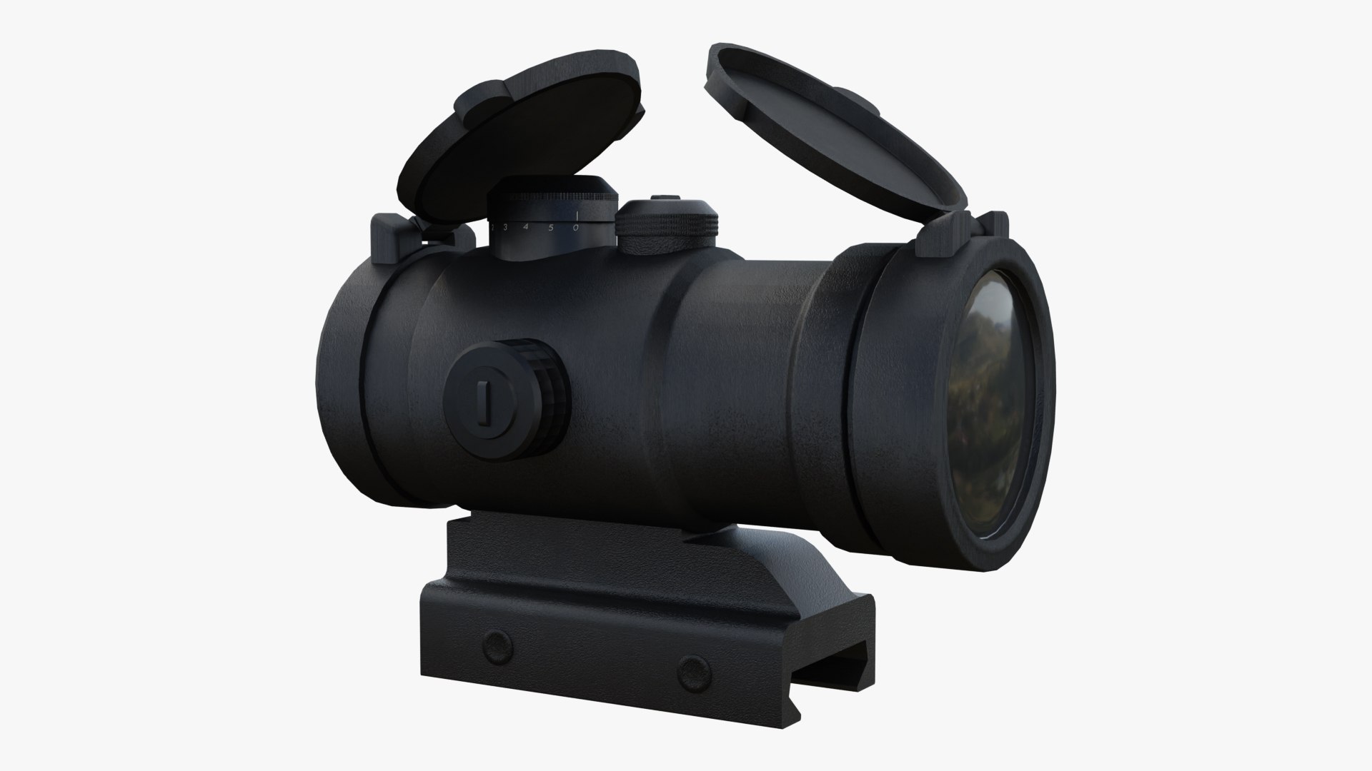 3x Scope Attachment V2 3D Model - TurboSquid 1972041