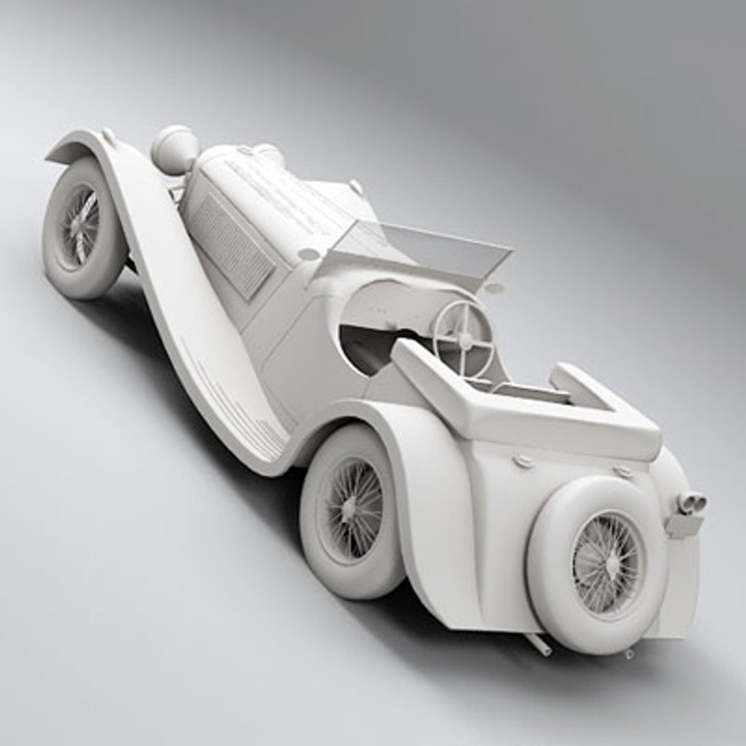 3d Car Sport Oldtimer Model