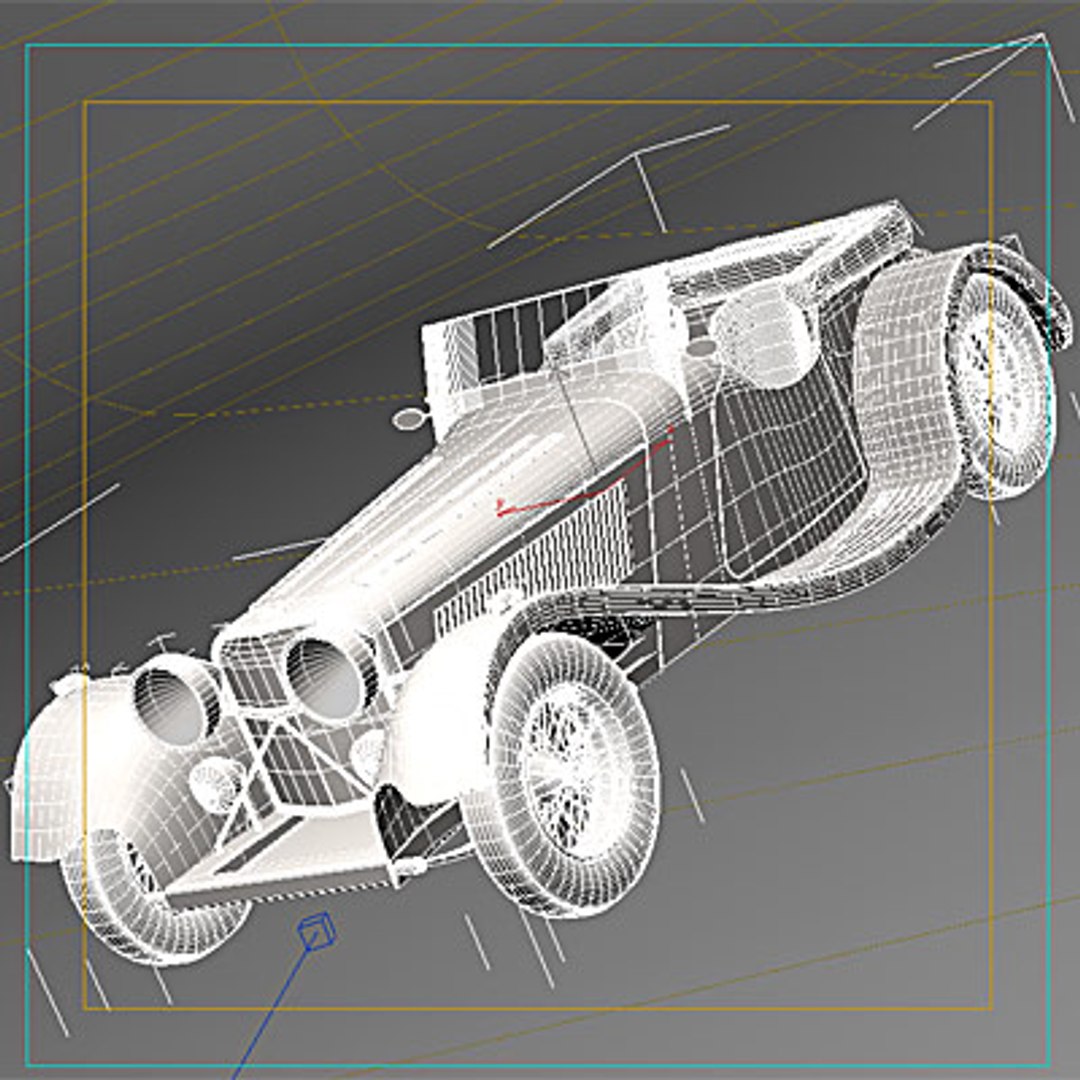 3d Car Sport Oldtimer Model