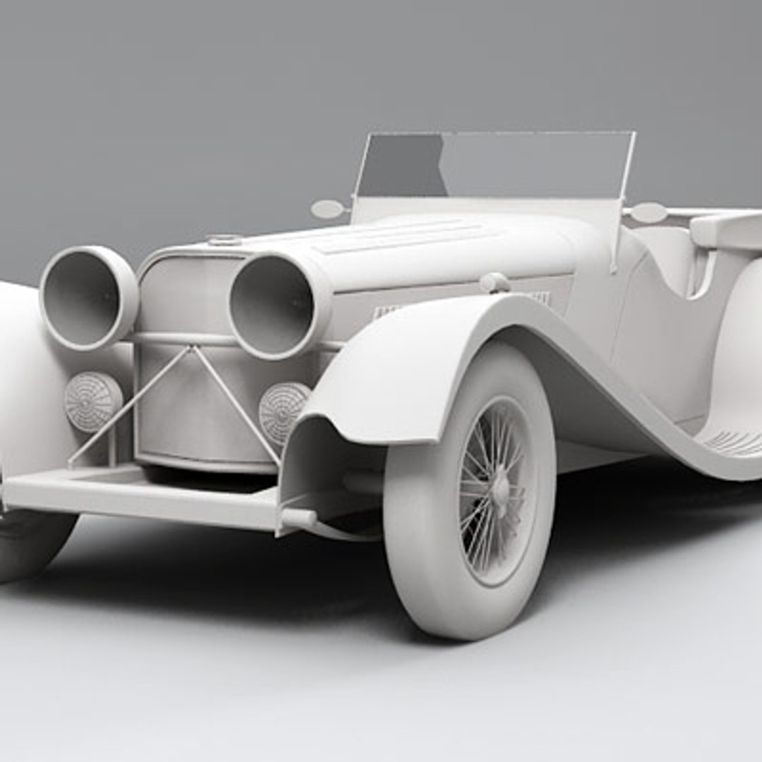 3d Car Sport Oldtimer Model