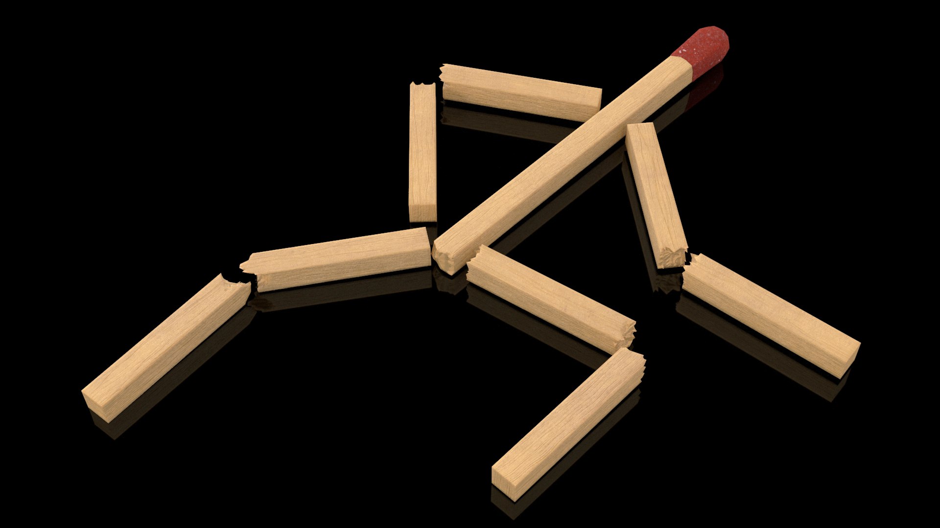 3D Matchstick Man Rigged For Cinema 4D - TurboSquid 2049221