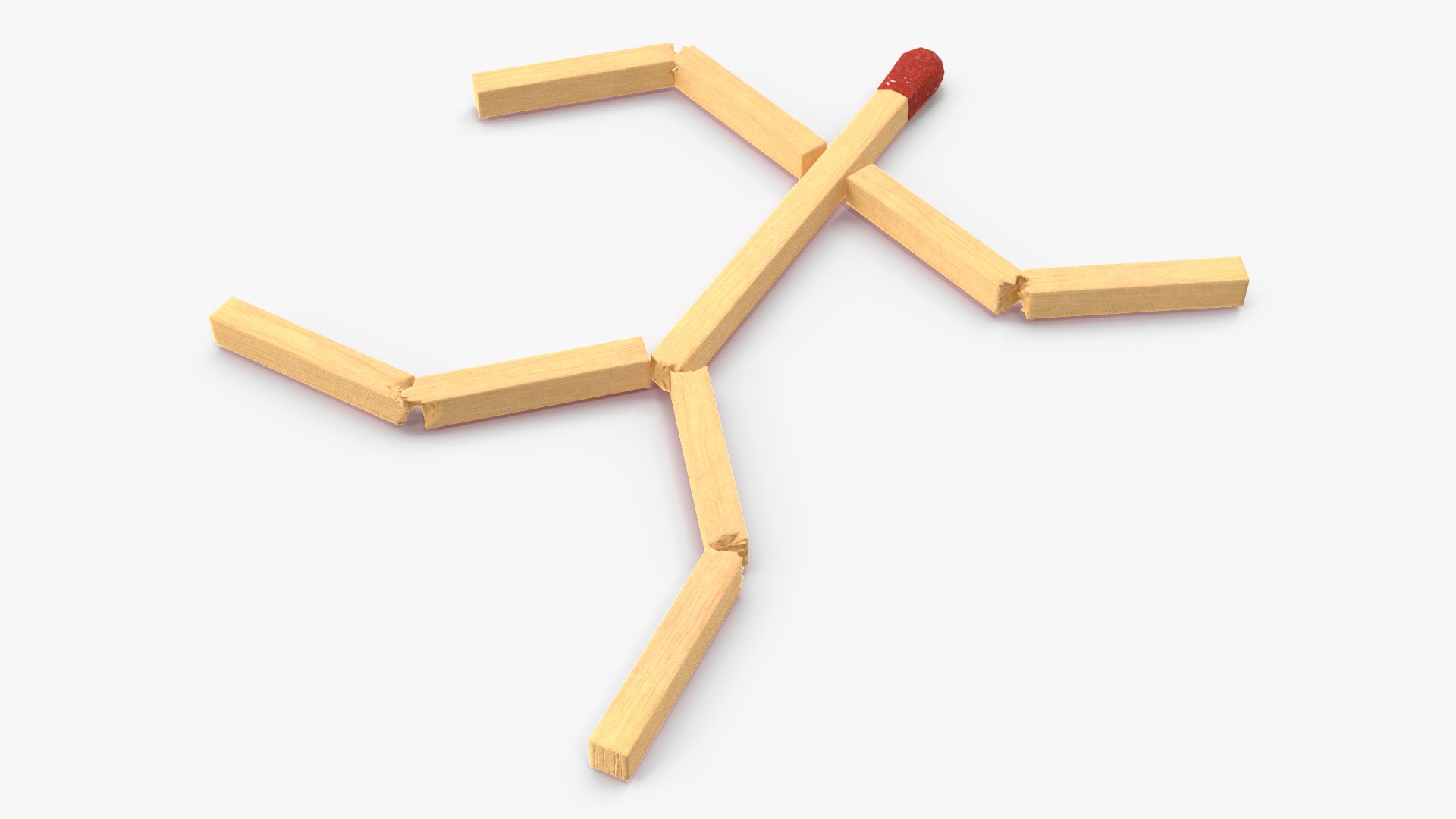 3D Matchstick Man Rigged For Cinema 4D - TurboSquid 2049221