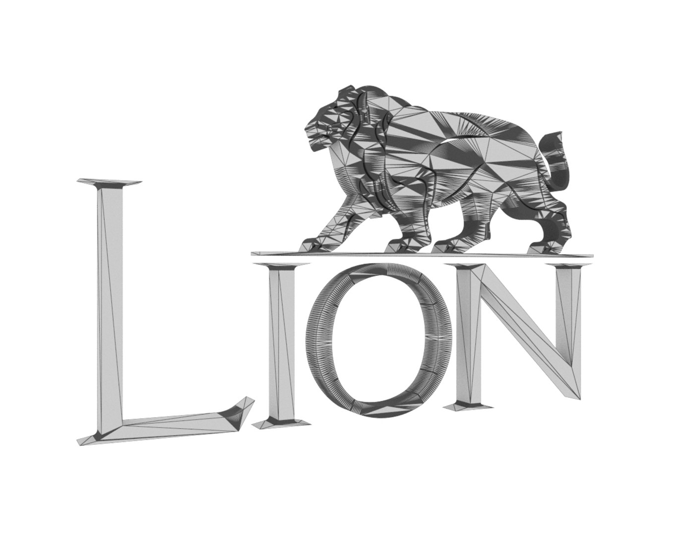 Lion Logo 3D Model - TurboSquid 1642052